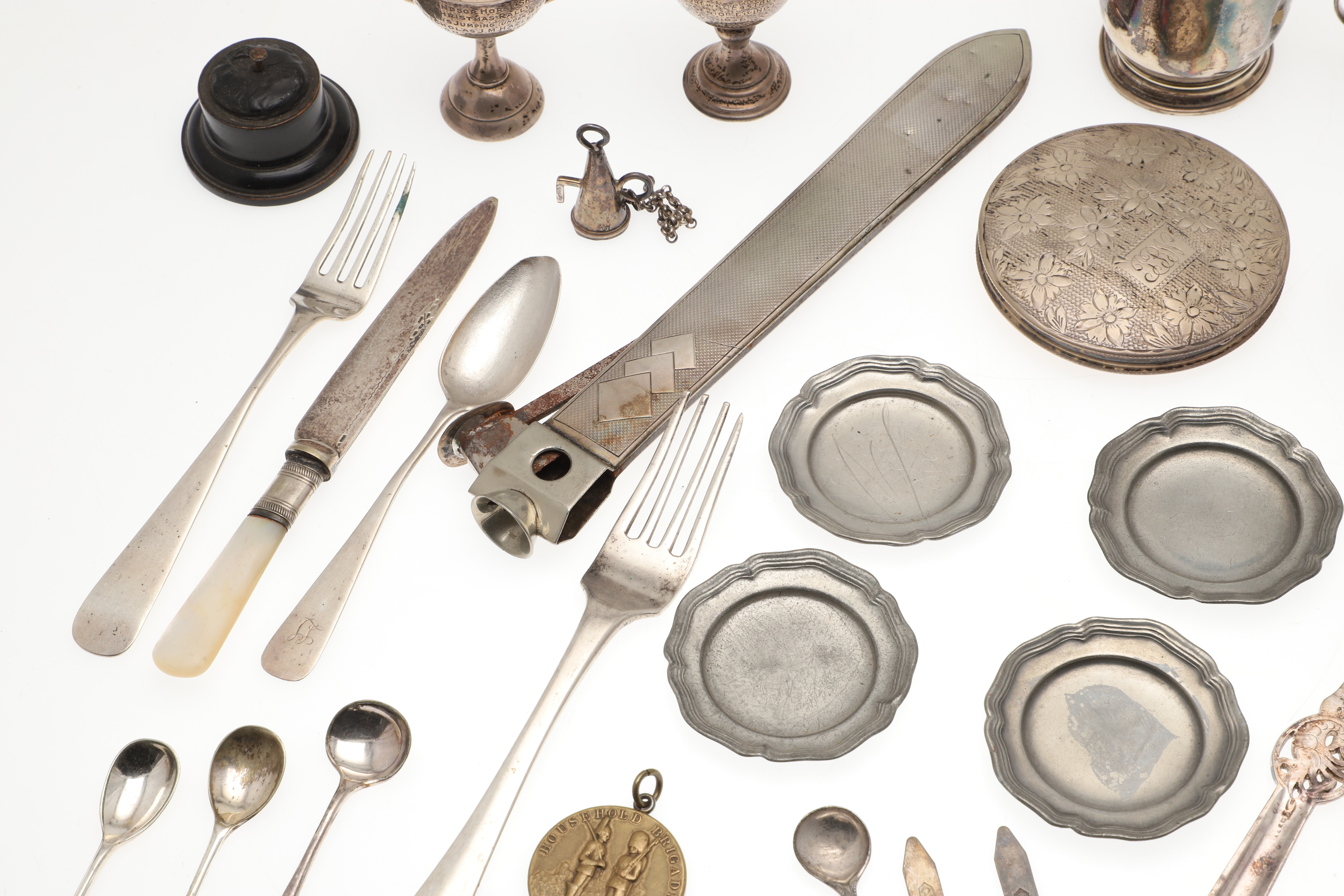ASSORTED SILVER (SCRAP) AND OTHER ITEMS. Silver & Metals - Silver ...