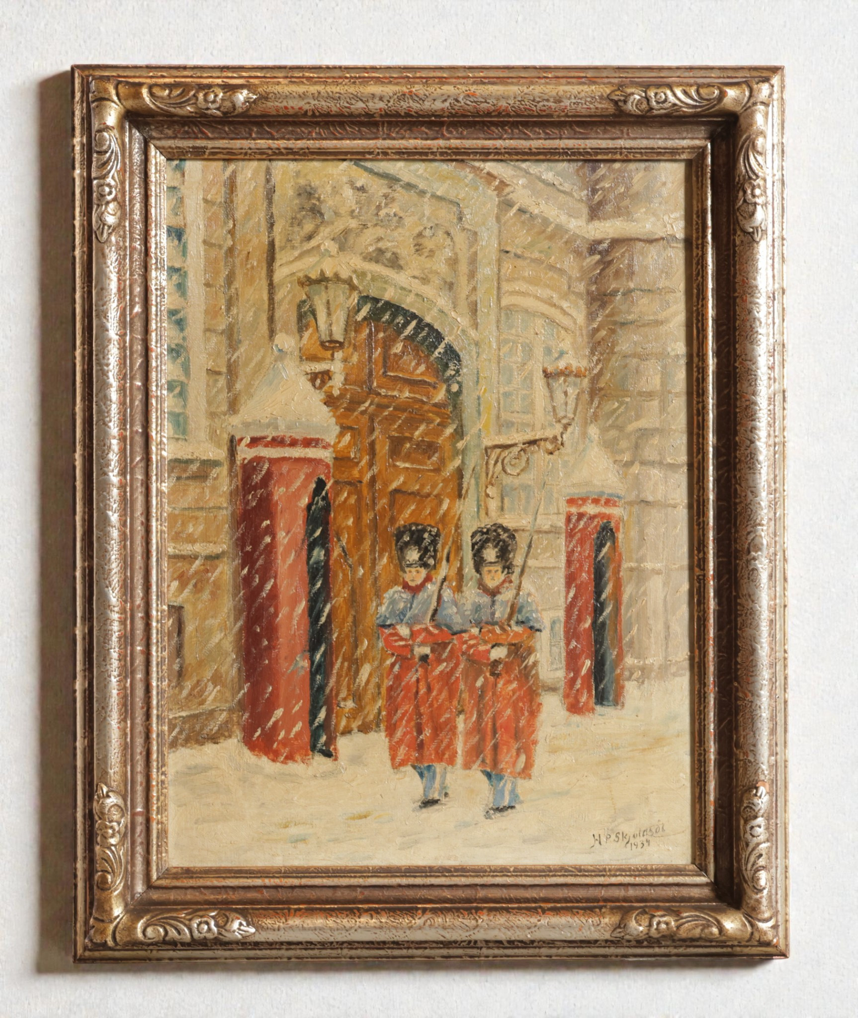 Images for 4849542. UBEKENDT KUNSTNER. Winter party from Amalienborg ...