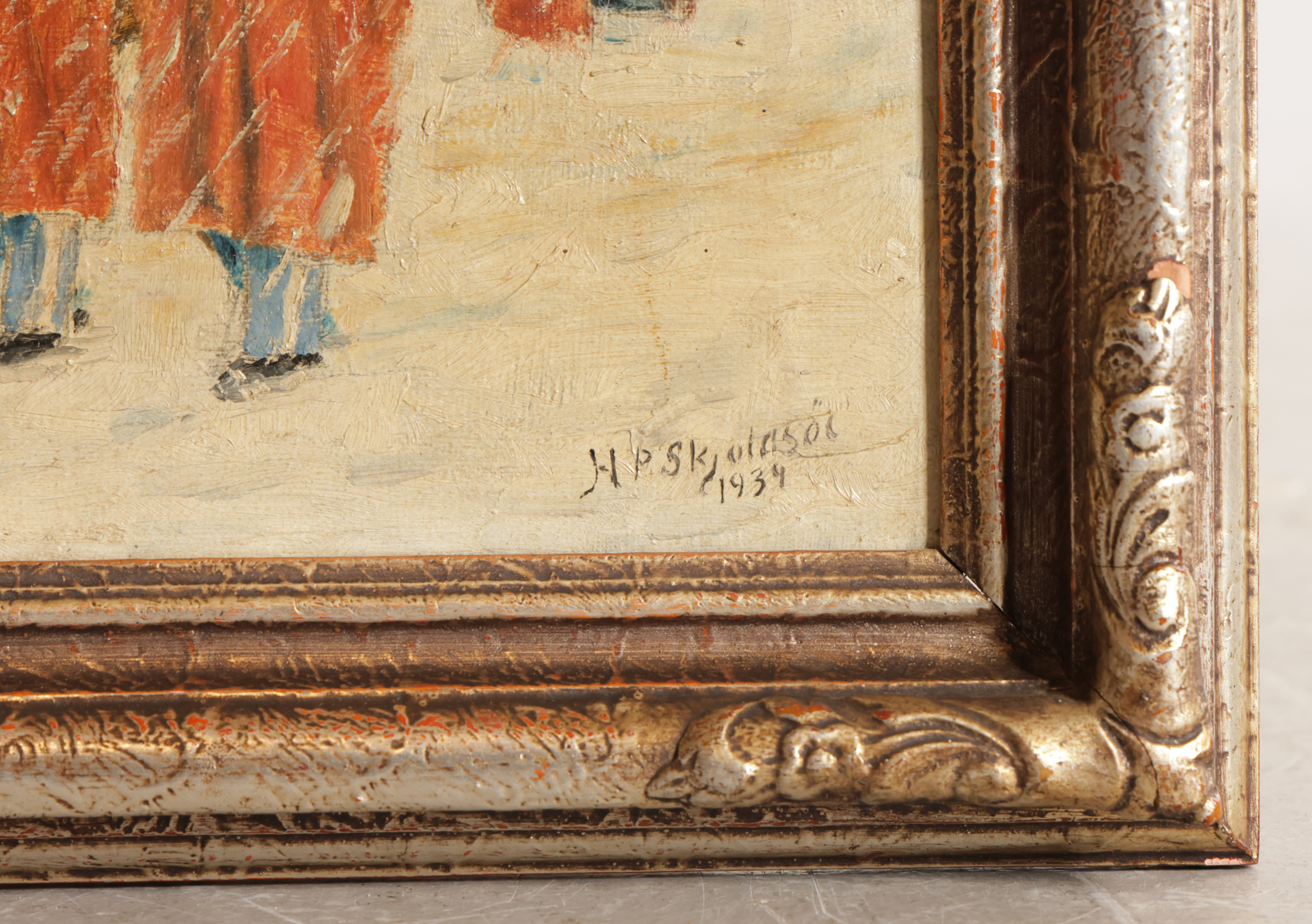 Images for 4849542. UBEKENDT KUNSTNER. Winter party from Amalienborg ...