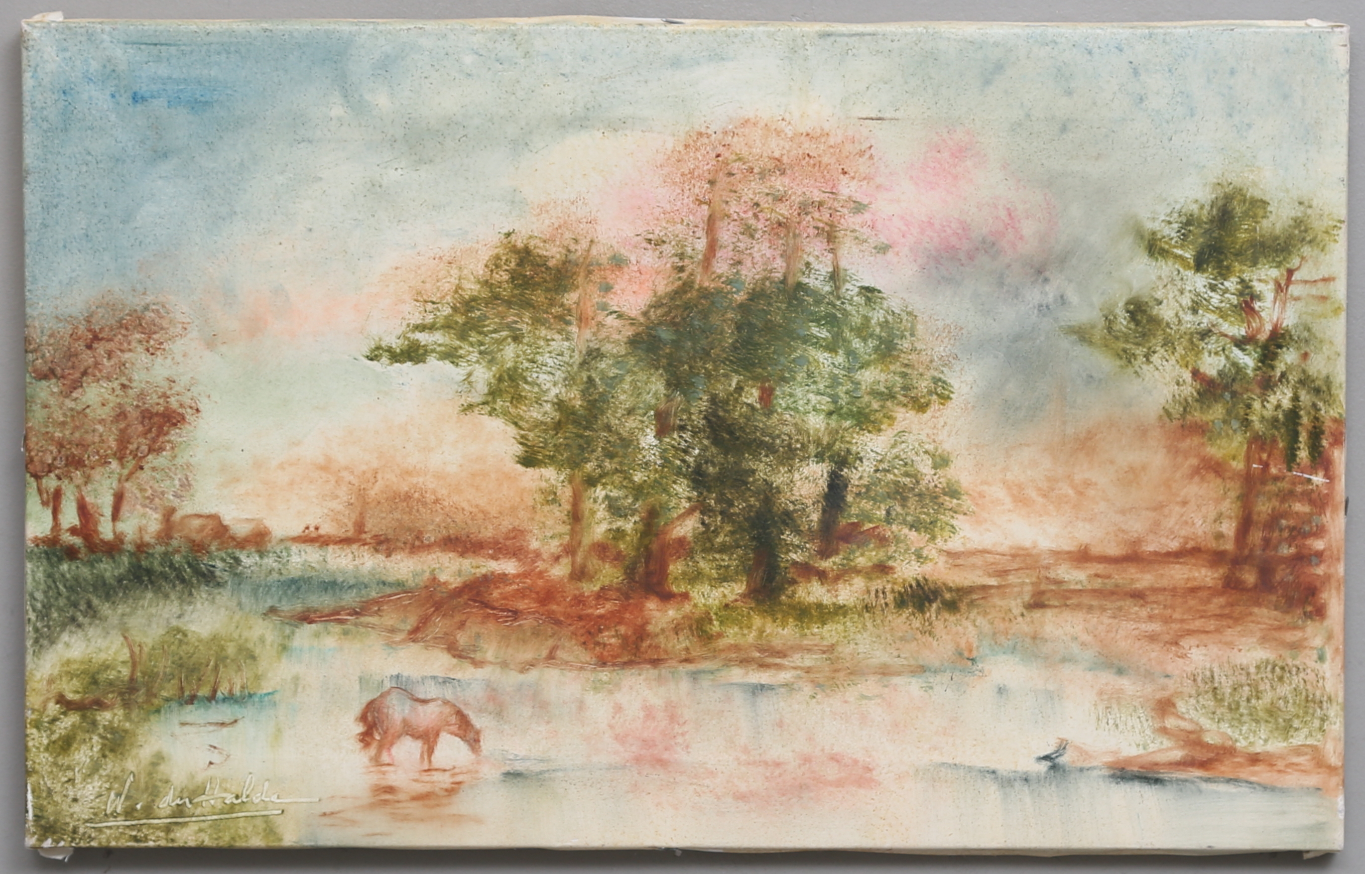 Images for 492691. WALTER DU HALDE. Oil on canvas, signed. - Auctionet