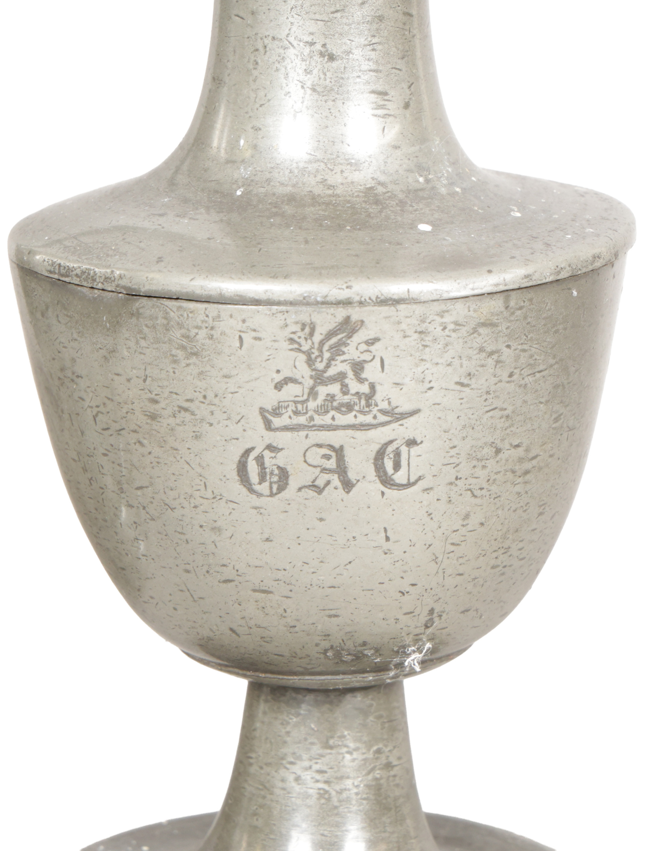 Images for 4990211. A PAIR OF 18TH CENTURY PEWTER CASTORS, TOGETHER ...