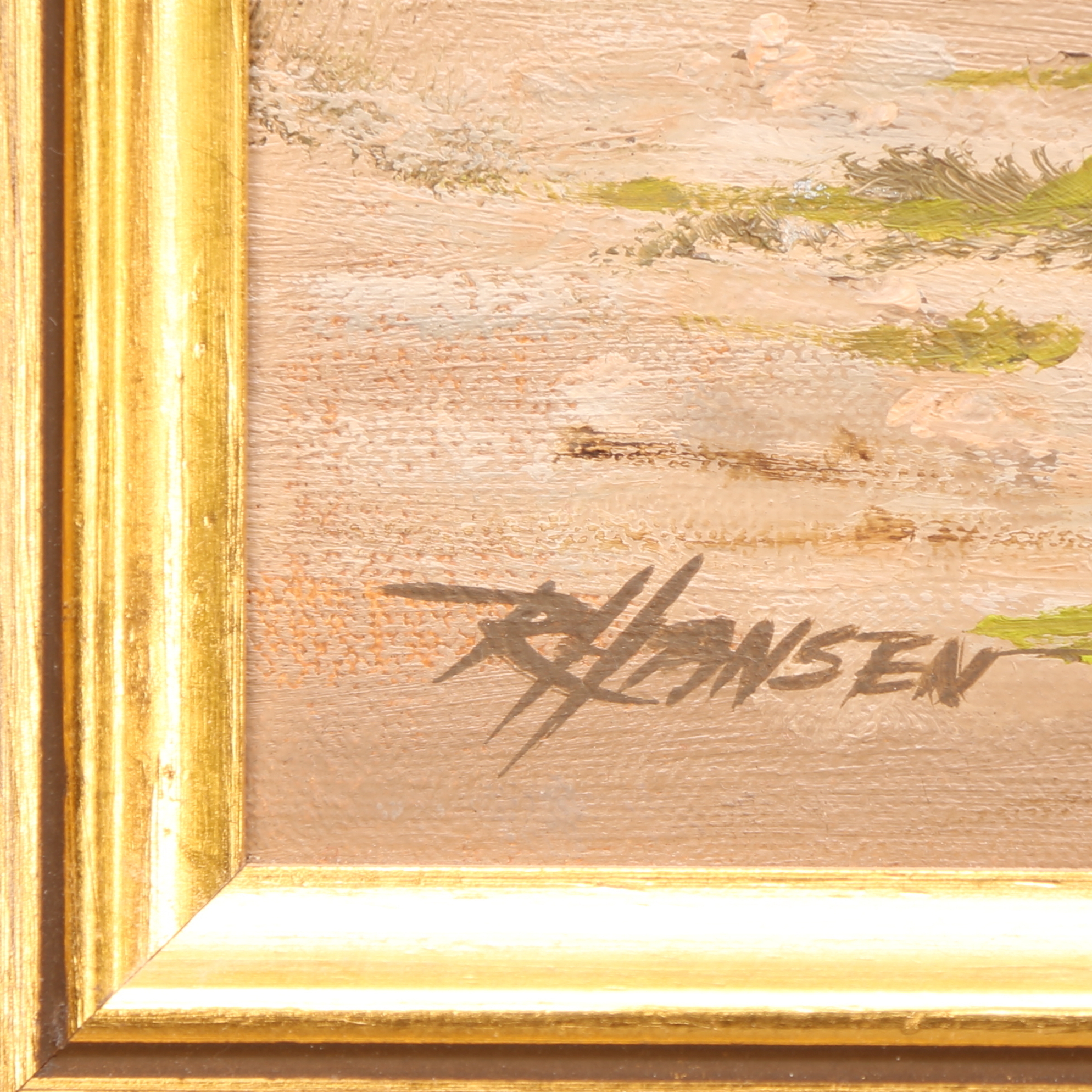 Images for 500436. ROALD HANSEN. PAINTING, oil canvas, signed R.Hansen ...