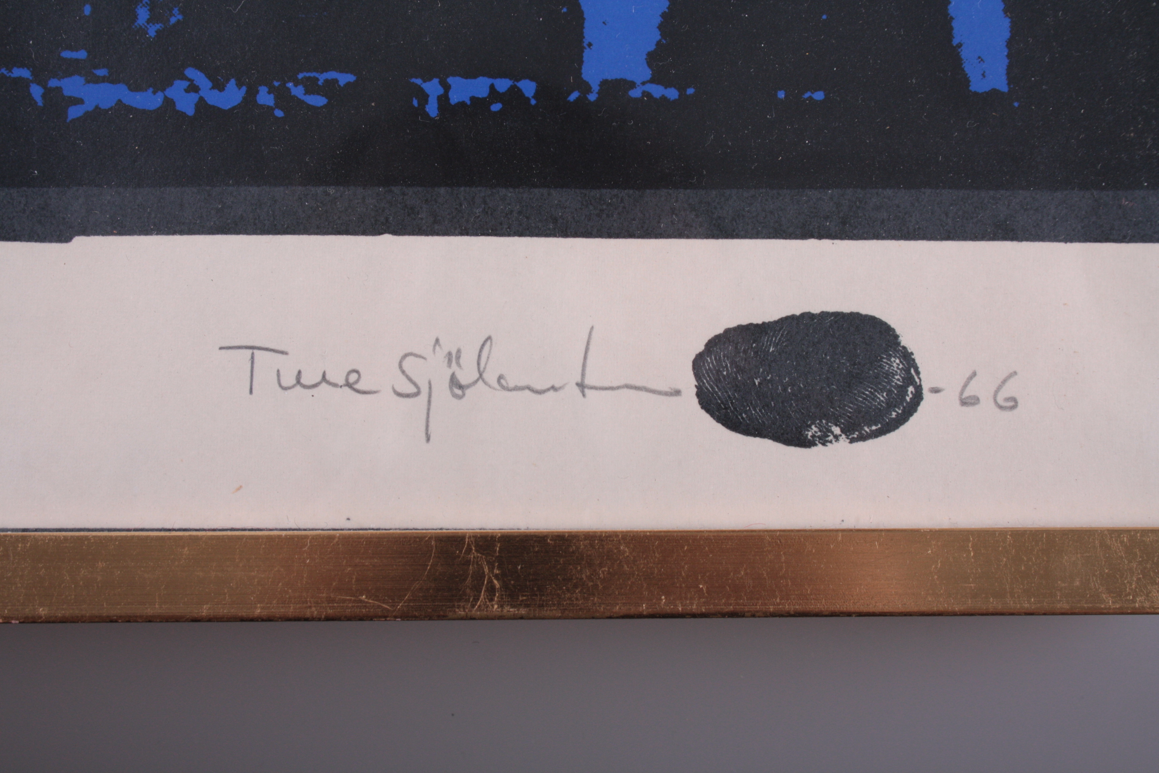 Images for 501641. TURE SJÖLANDER. color lithograph, Nude silhouettes ...