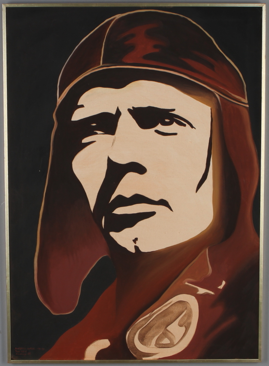 Images for 50818. BENJAMIN ANTELL. "Lindberg III", oil on canvas signed ...