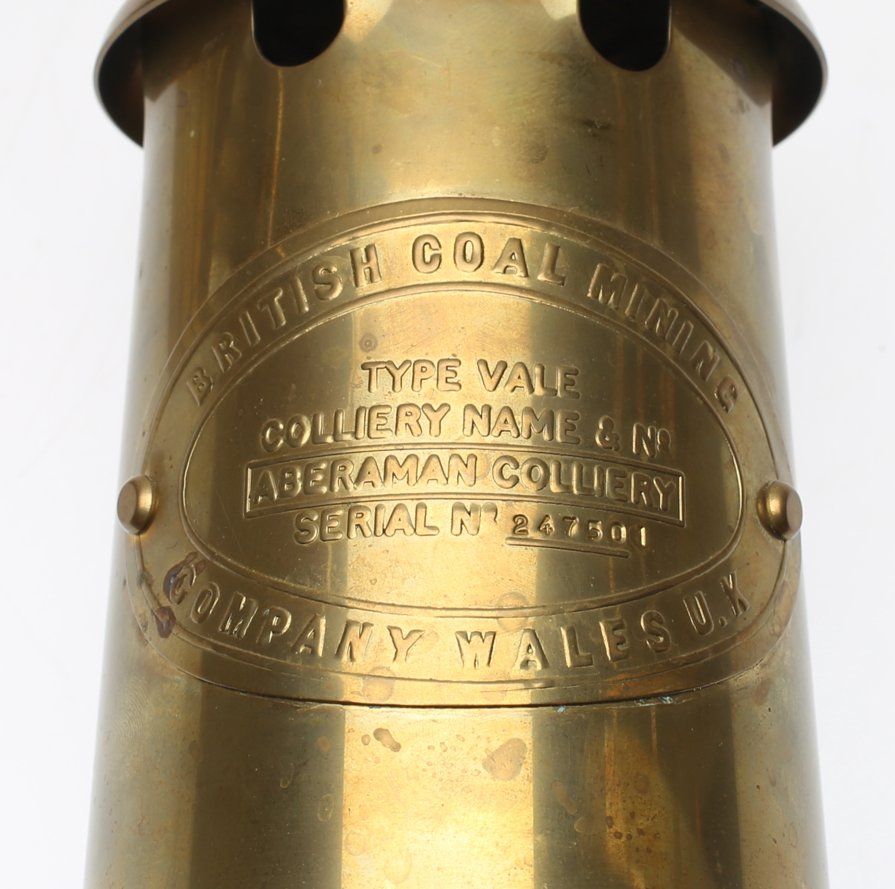 Images for 518515. MINING LIGHTS, a pair, brass, British Coal Mining ...