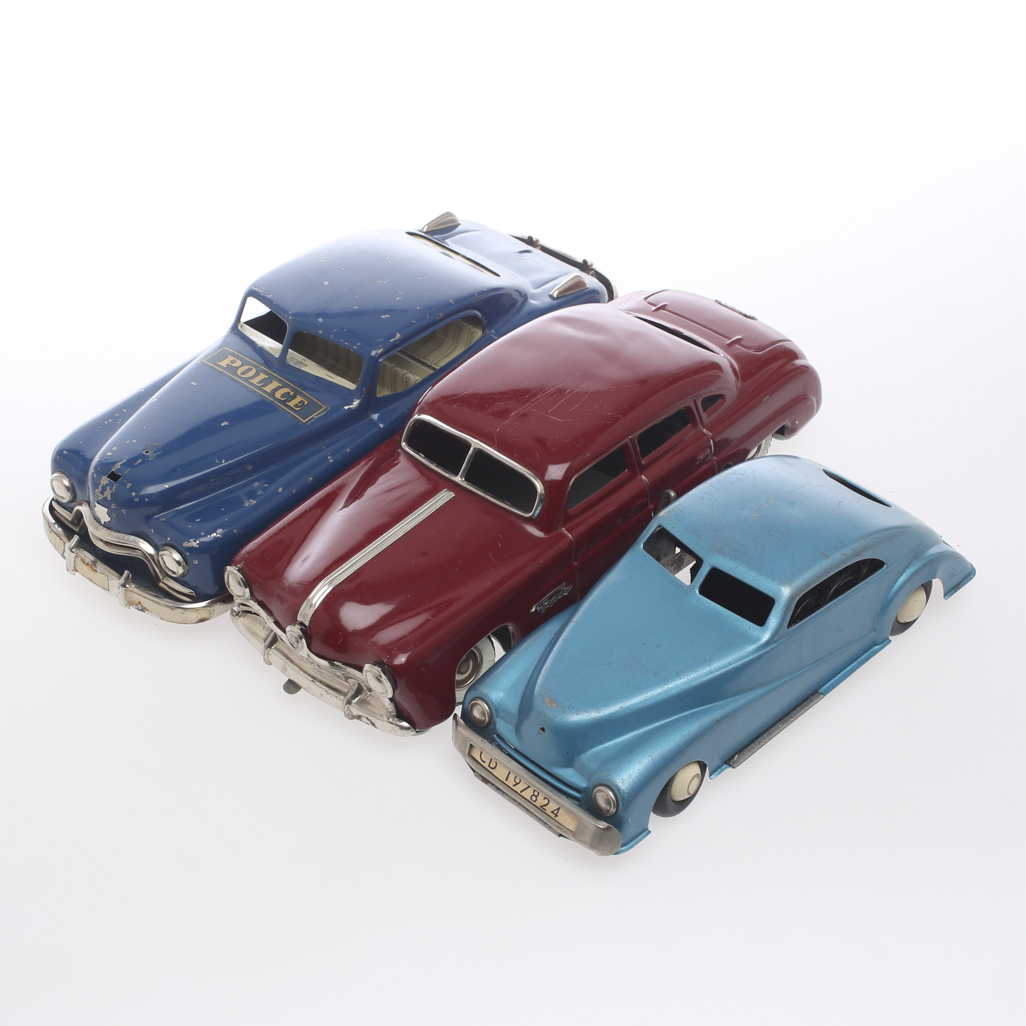 Images for 521099. TIN CARS 3 pieces. ENWEX Alingsås clockwork, TIPPCO ...