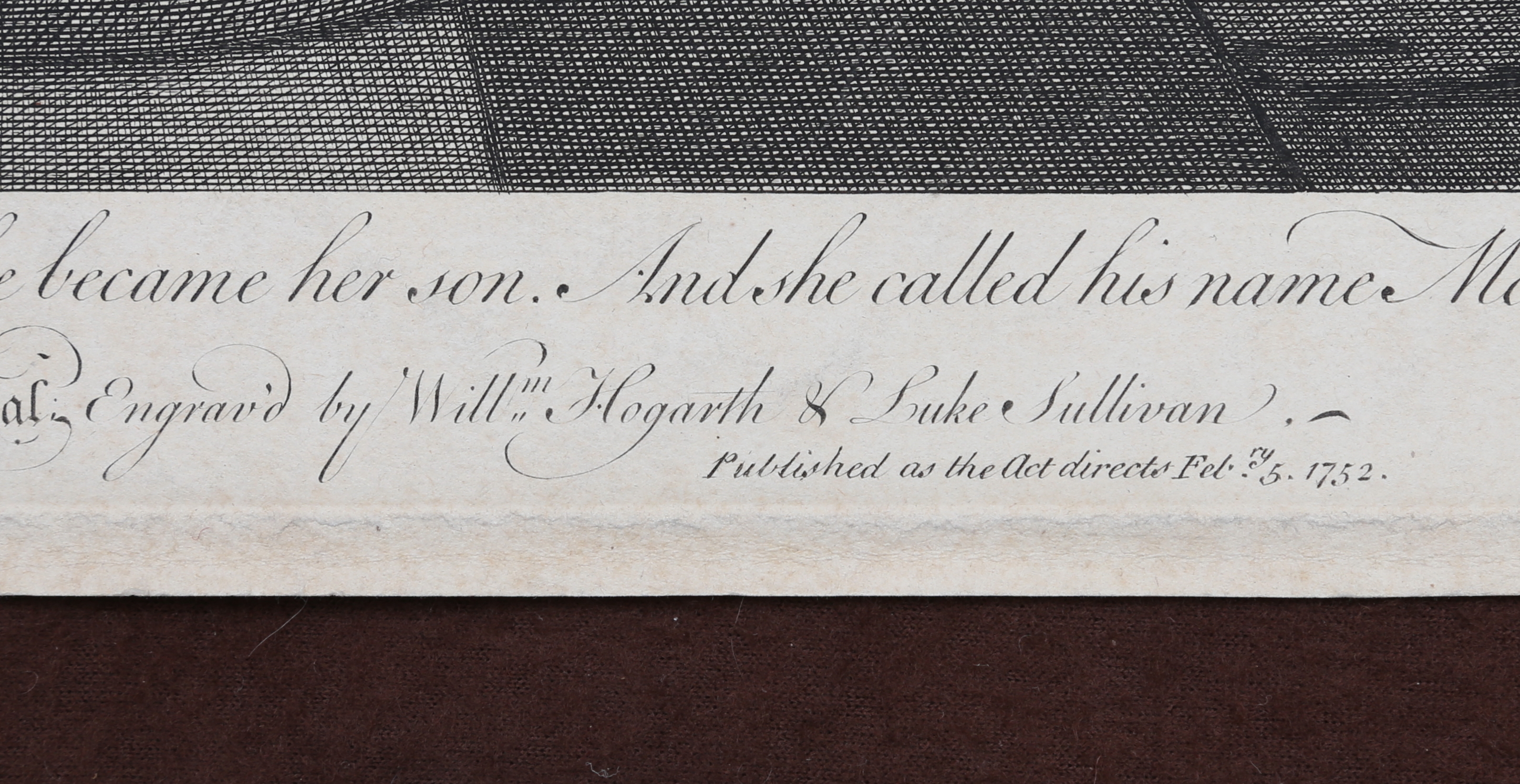 Images for 534296. WILLIAM HOGARTH / LUKE SULLIVAN. 'And the child grew ...