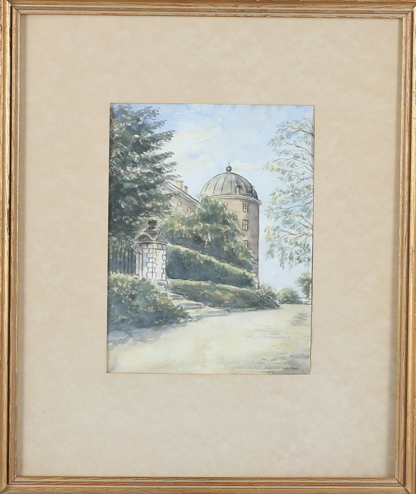 Images for 539801. LINDORM MÖLLER-SWÄRD. Motif from Uppsala ...