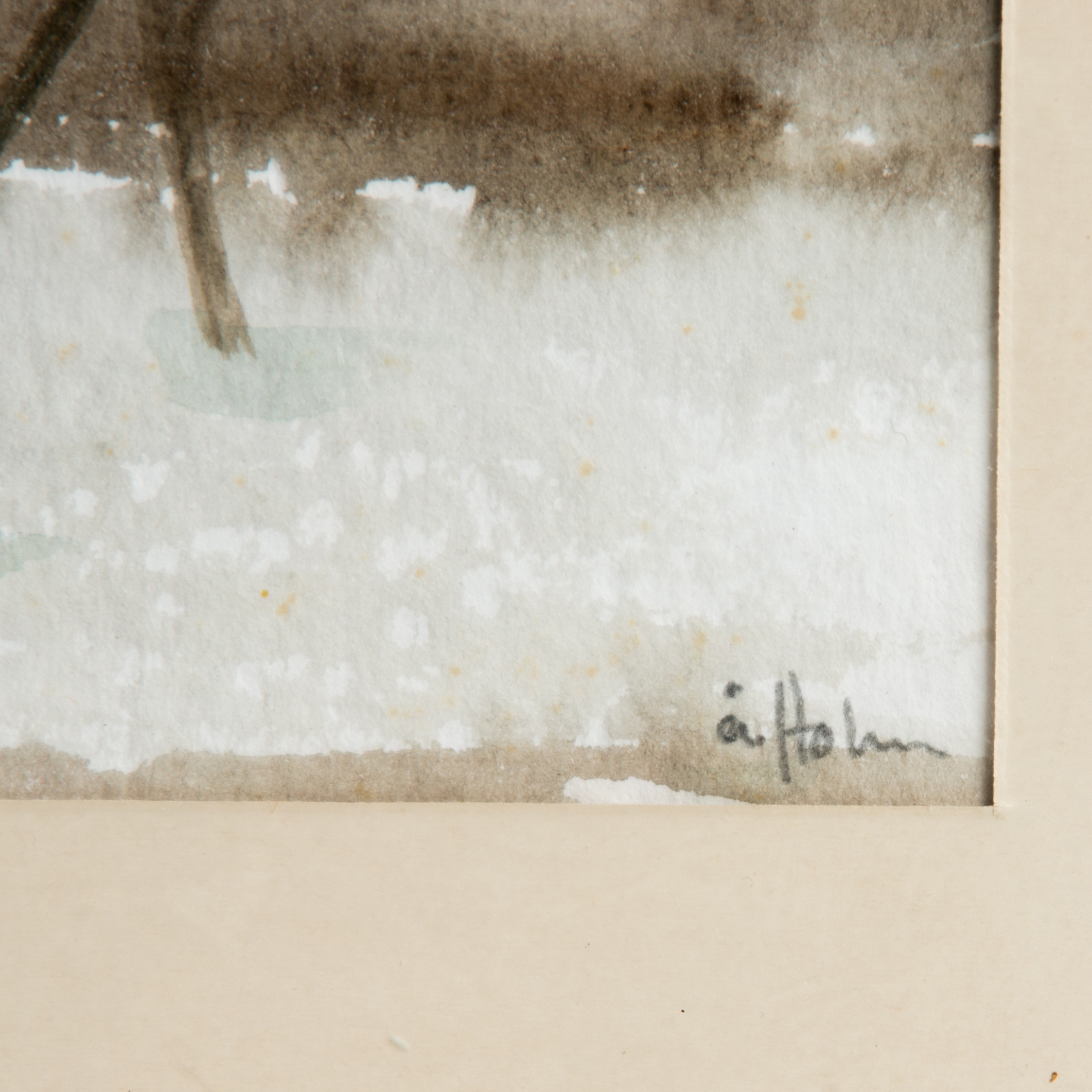 Images for 540137. ÅKE HOLM. Landscape motifs, 3 pieces, watercolours ...