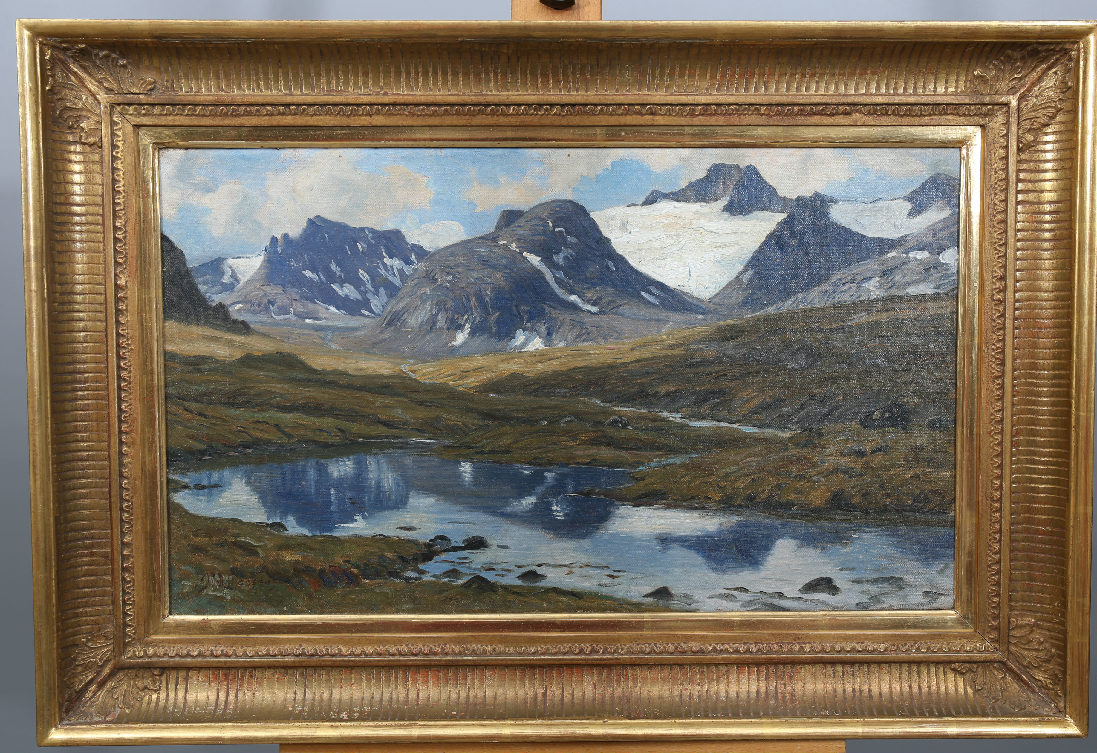 Images for 550451. PETER ADOLF PERSSON. Oil on canvas, Mountain ...