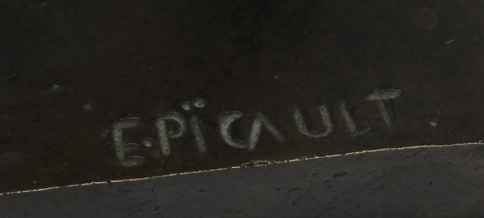 Images for 55550. EMILE LOUIS PICAULT. After. "Le Devoir", bronze on ...