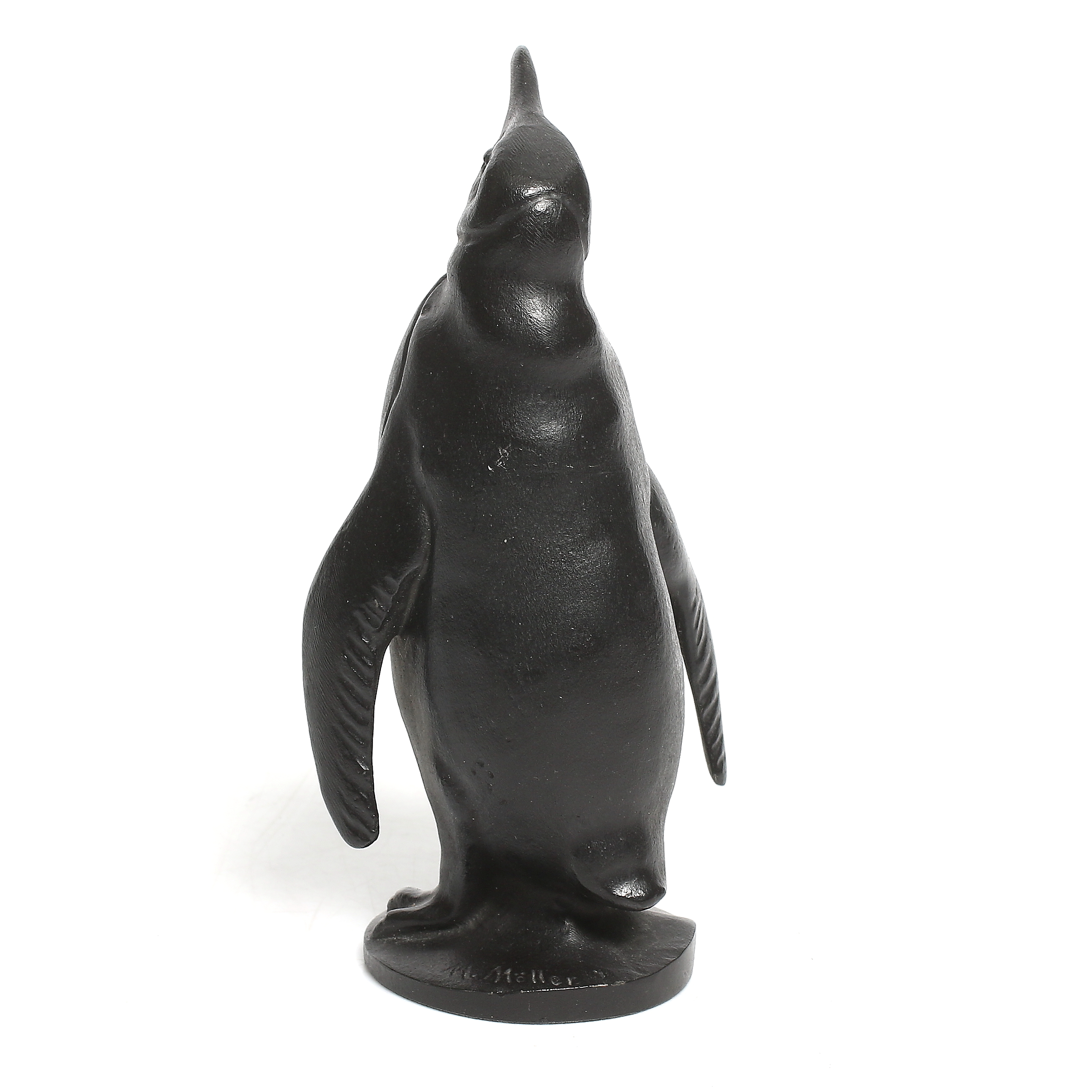 Images for 556450. FIGURE, cast iron, penguin, signed "M. Möller ...