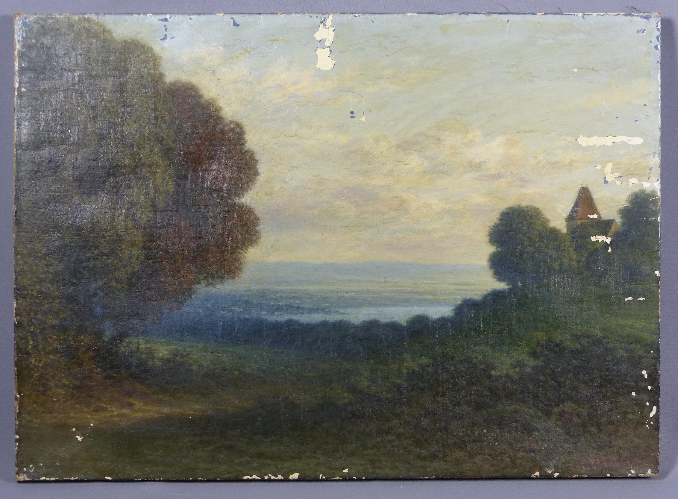 Bilder zu 562234. ALEXANDER LIEBMANN. Zwei Landschaftsbilder. - Auctionet