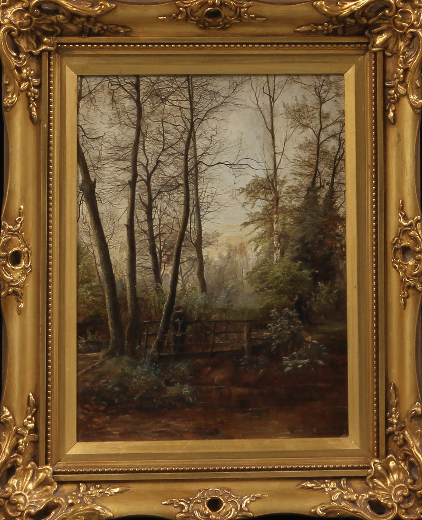 Images for 567396. WILLIAM A TOPLIS. Landscape with figures, oil on ...