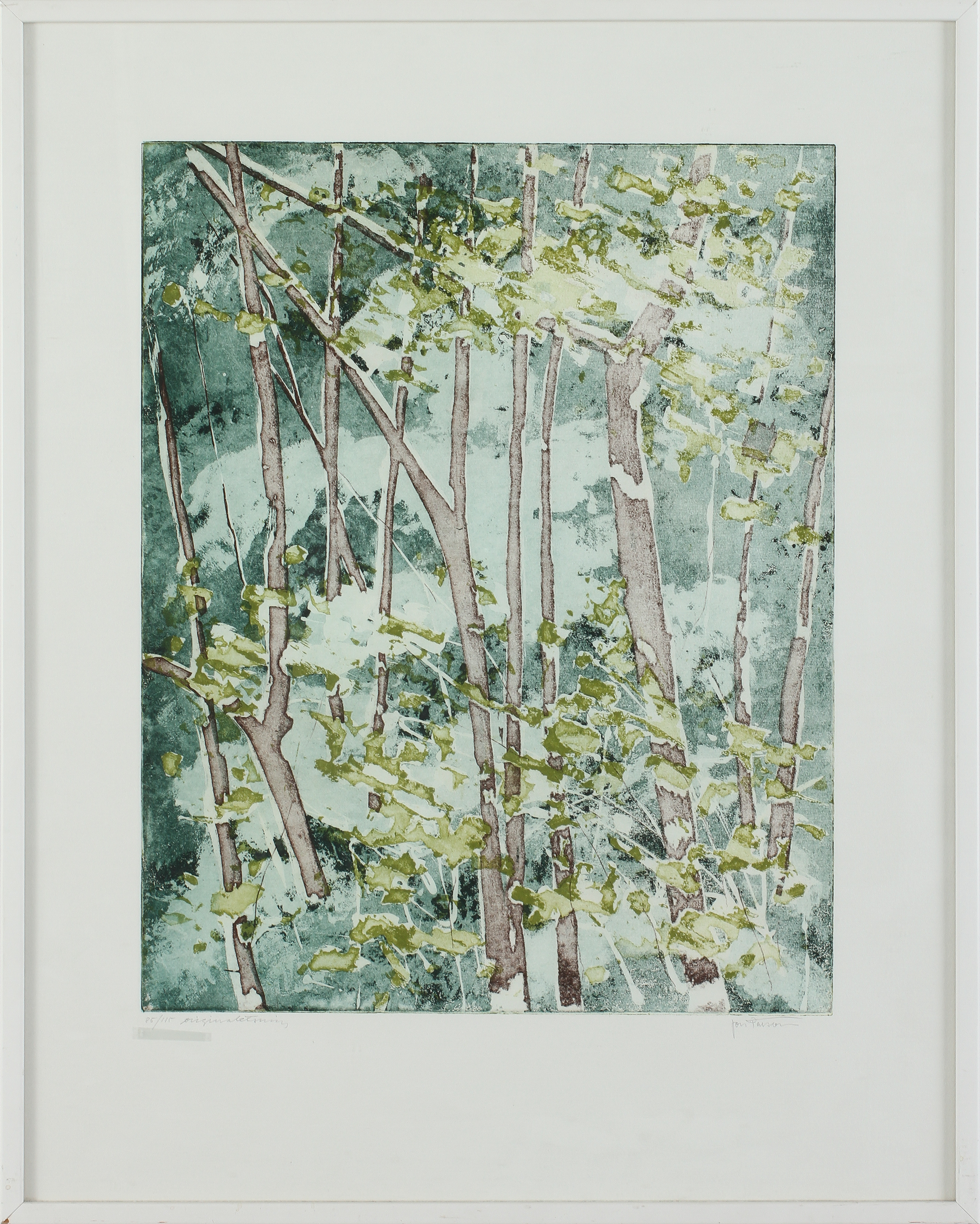 Images for 57308. JON PÄRSON. "Mitt i skogen" color lithograph, signed ...