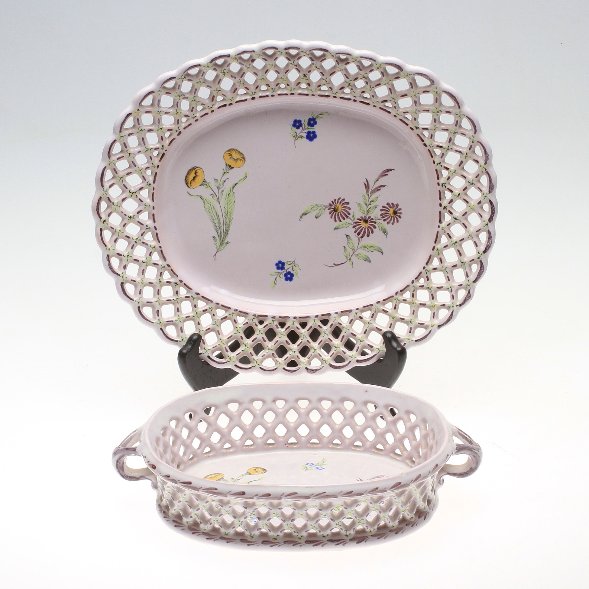Images for 574191. GATE BOWL, faience, Rörstrand, ca. 1770s. - Auctionet