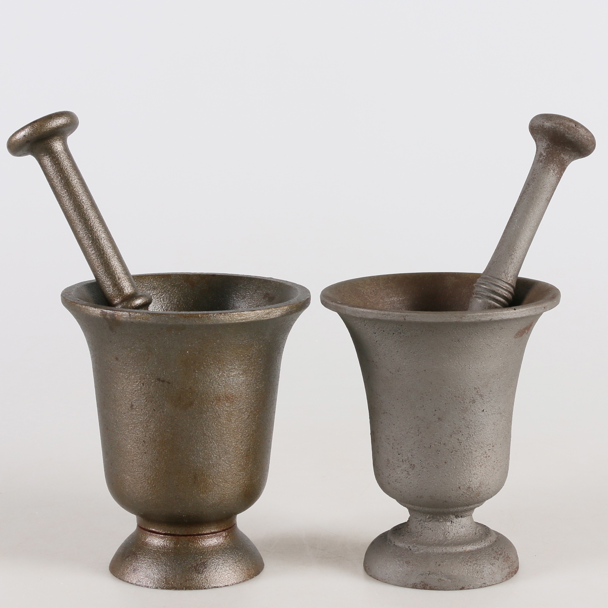 Images for 577444. MORTARS, with impact, 2 pcs. Cast iron, partly ...