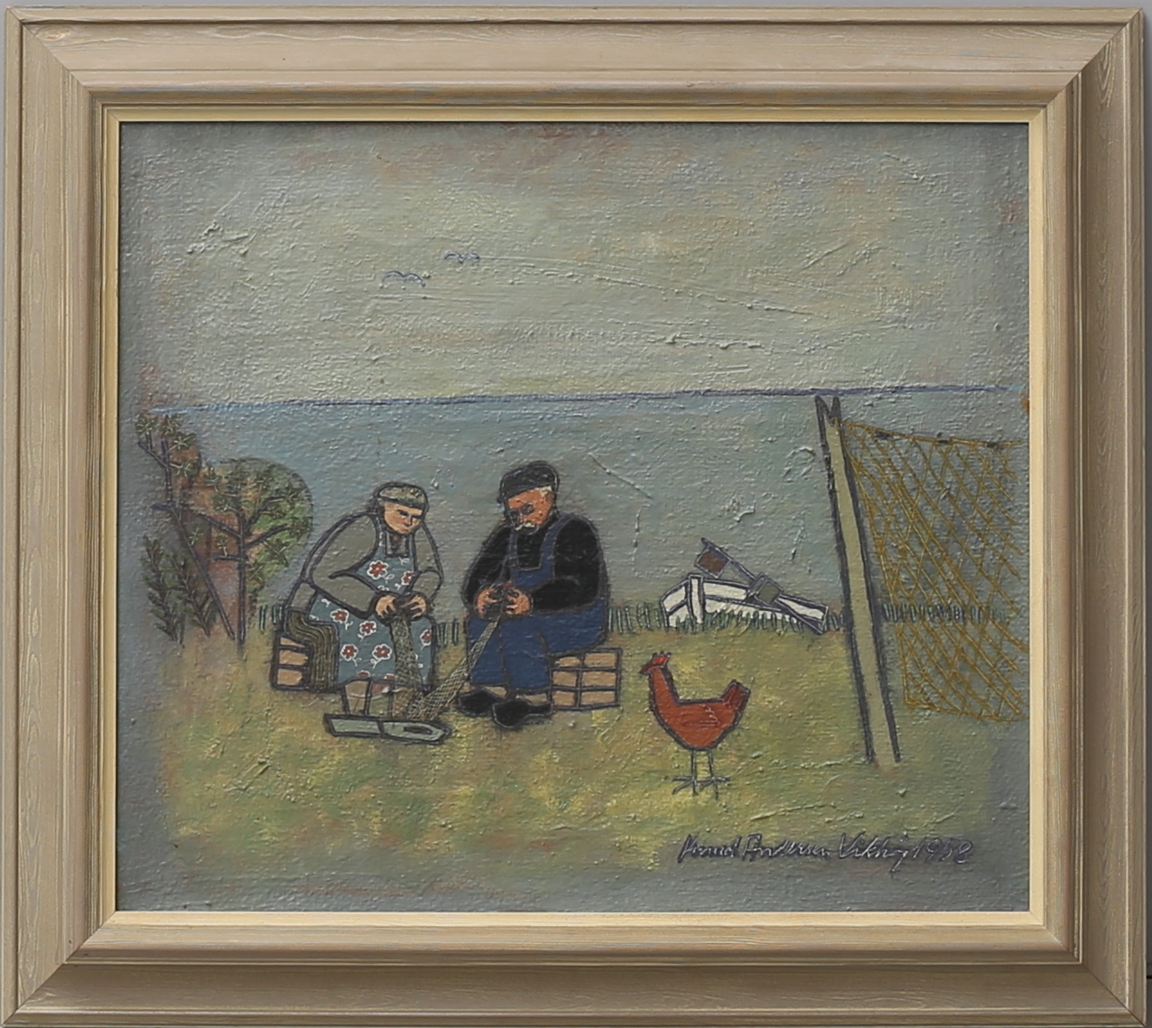 Images for 581083. KNUD ANDERSEN. Oil on canvas, signed and dated ...