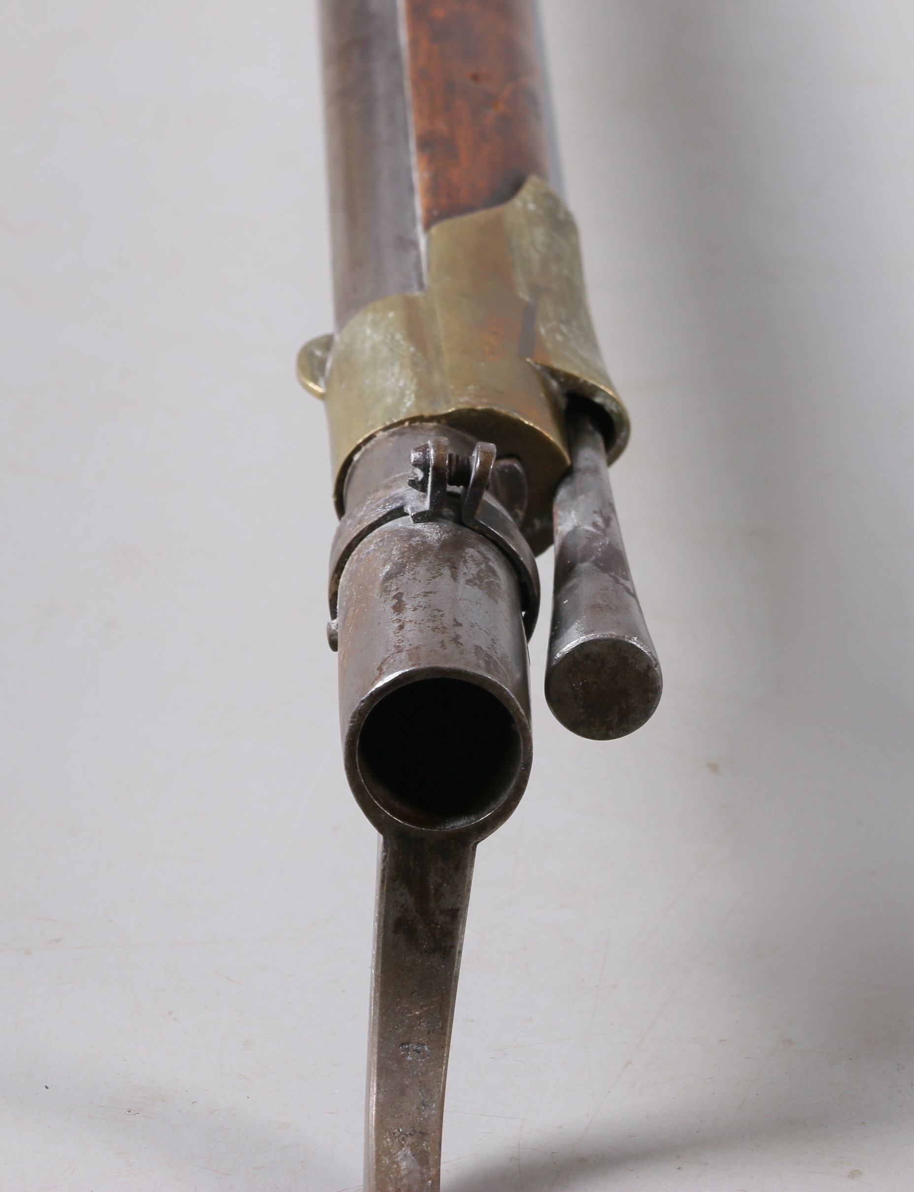 Images for 582216. BATCH LOCK RIFLE, with bayonet, 1800s. - Auctionet