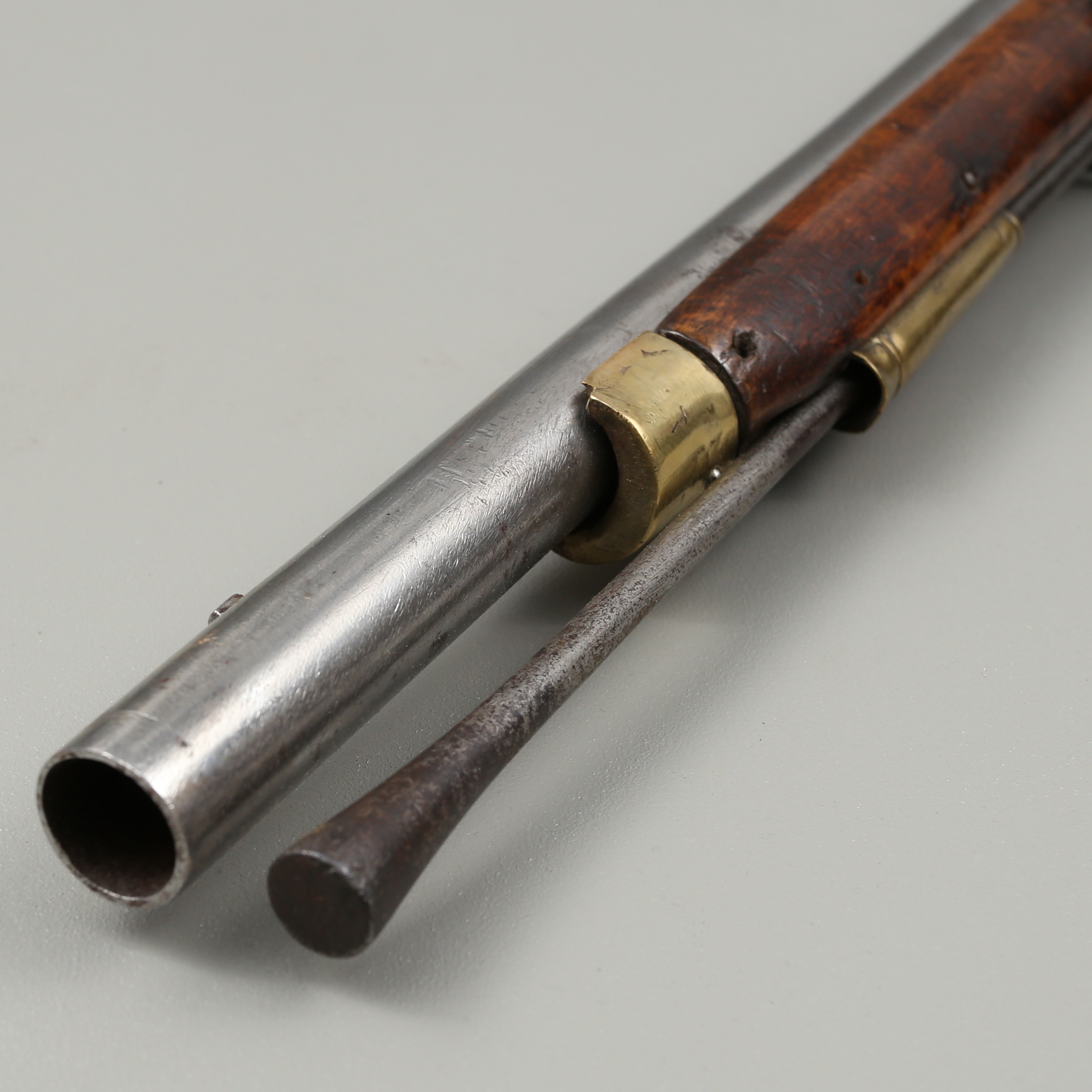 Images for 582362. FLINTLOCK RIFLE with BAYONET, 18th/19th century ...