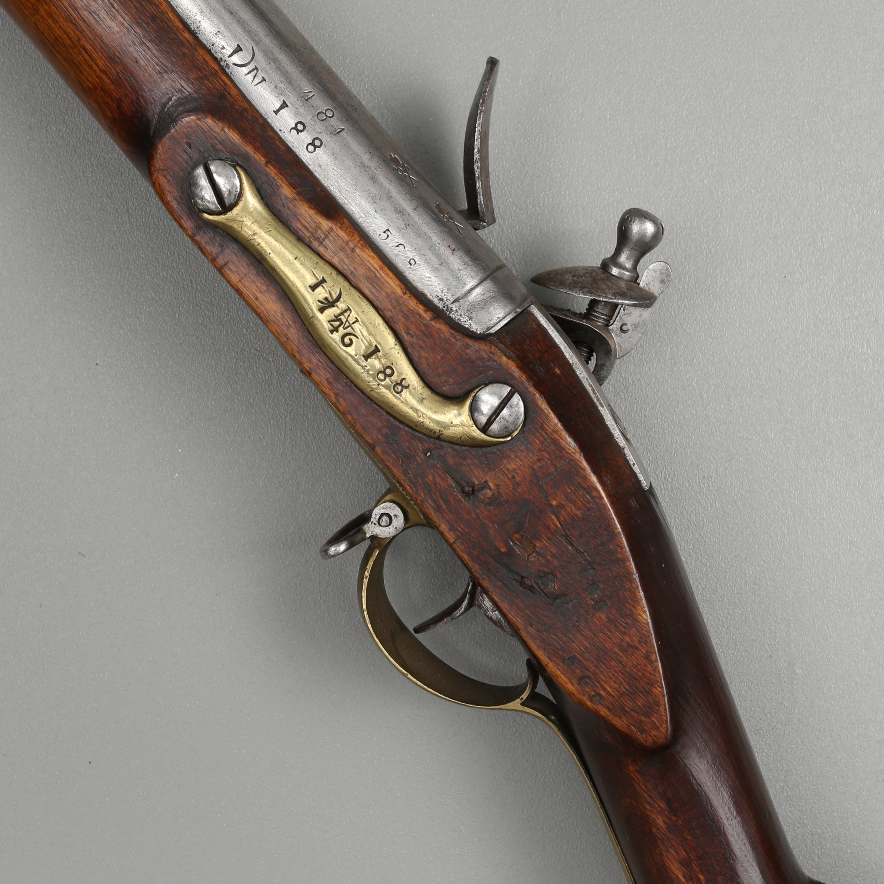 Images for 582362. FLINTLOCK RIFLE with BAYONET, 18th/19th century ...