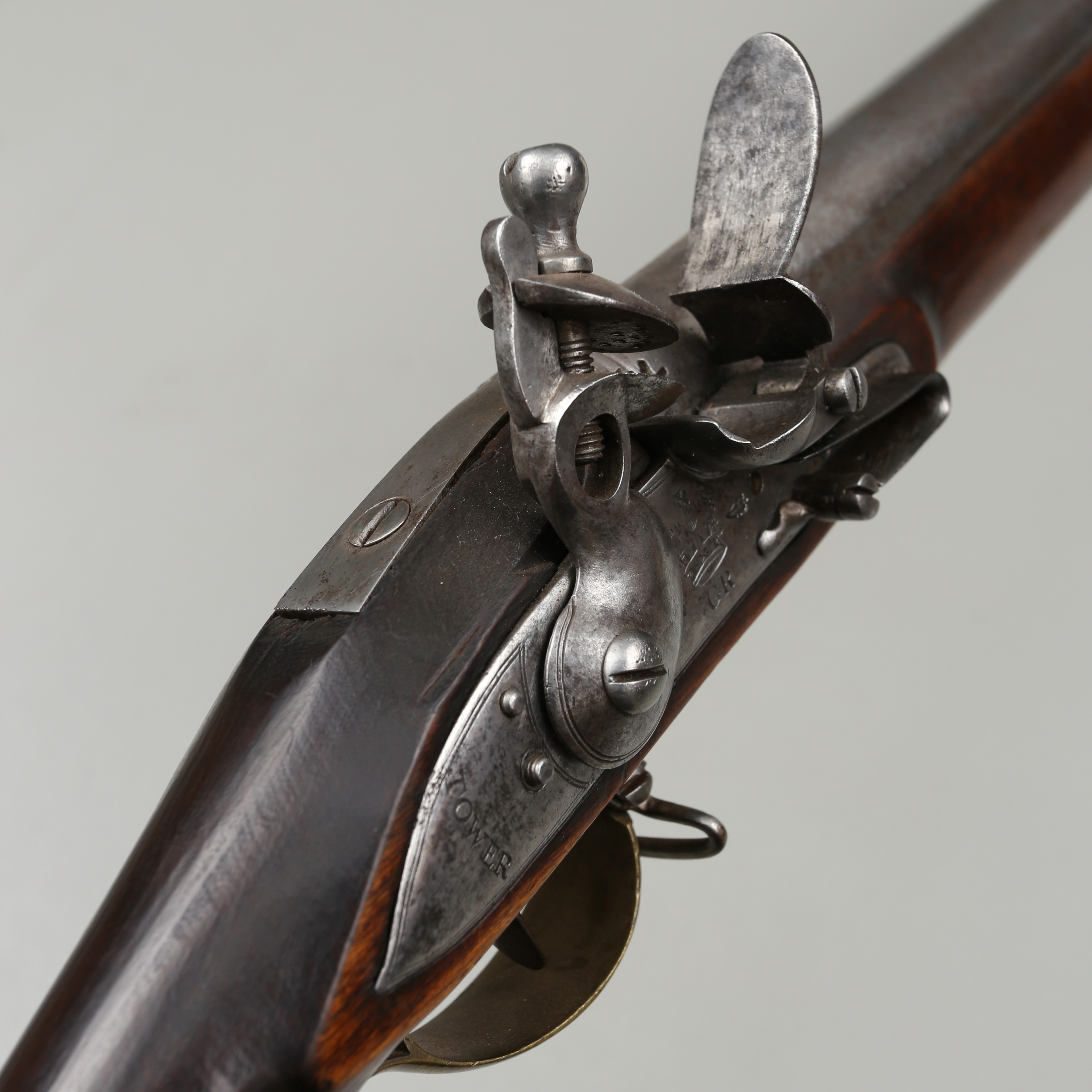 Images for 582362. FLINTLOCK RIFLE with BAYONET, 18th/19th century ...