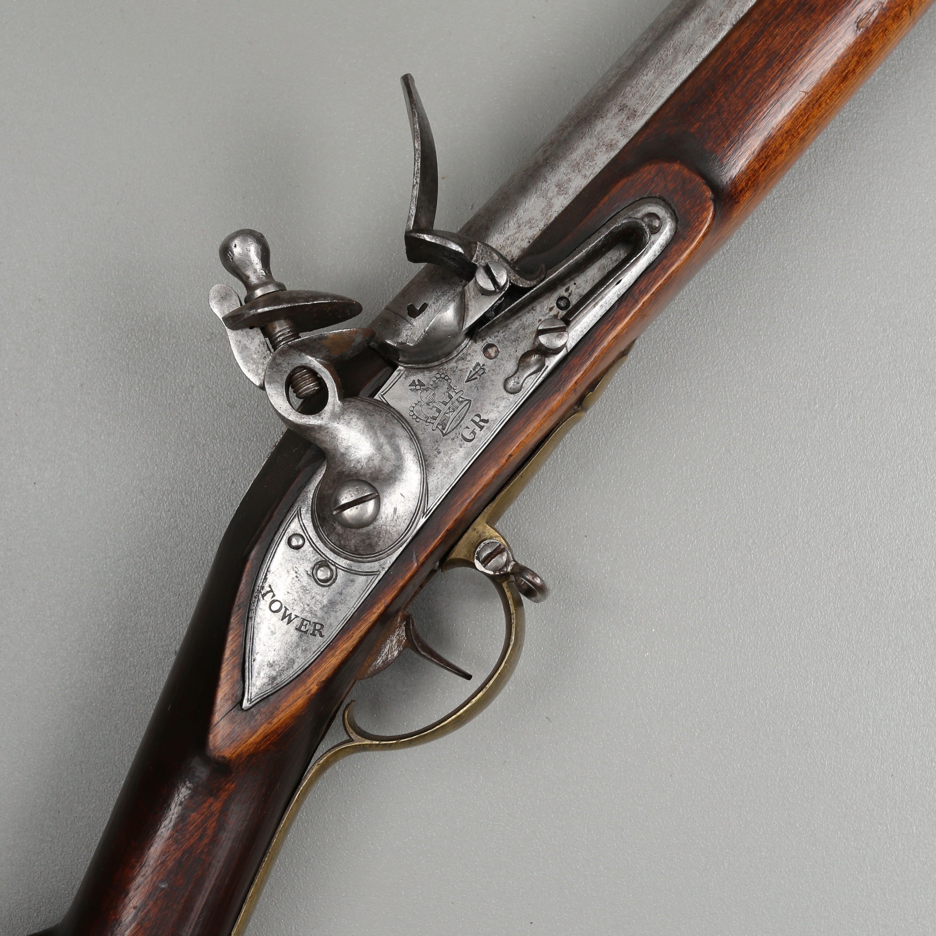 Images for 582362. FLINTLOCK RIFLE with BAYONET, 18th/19th century ...