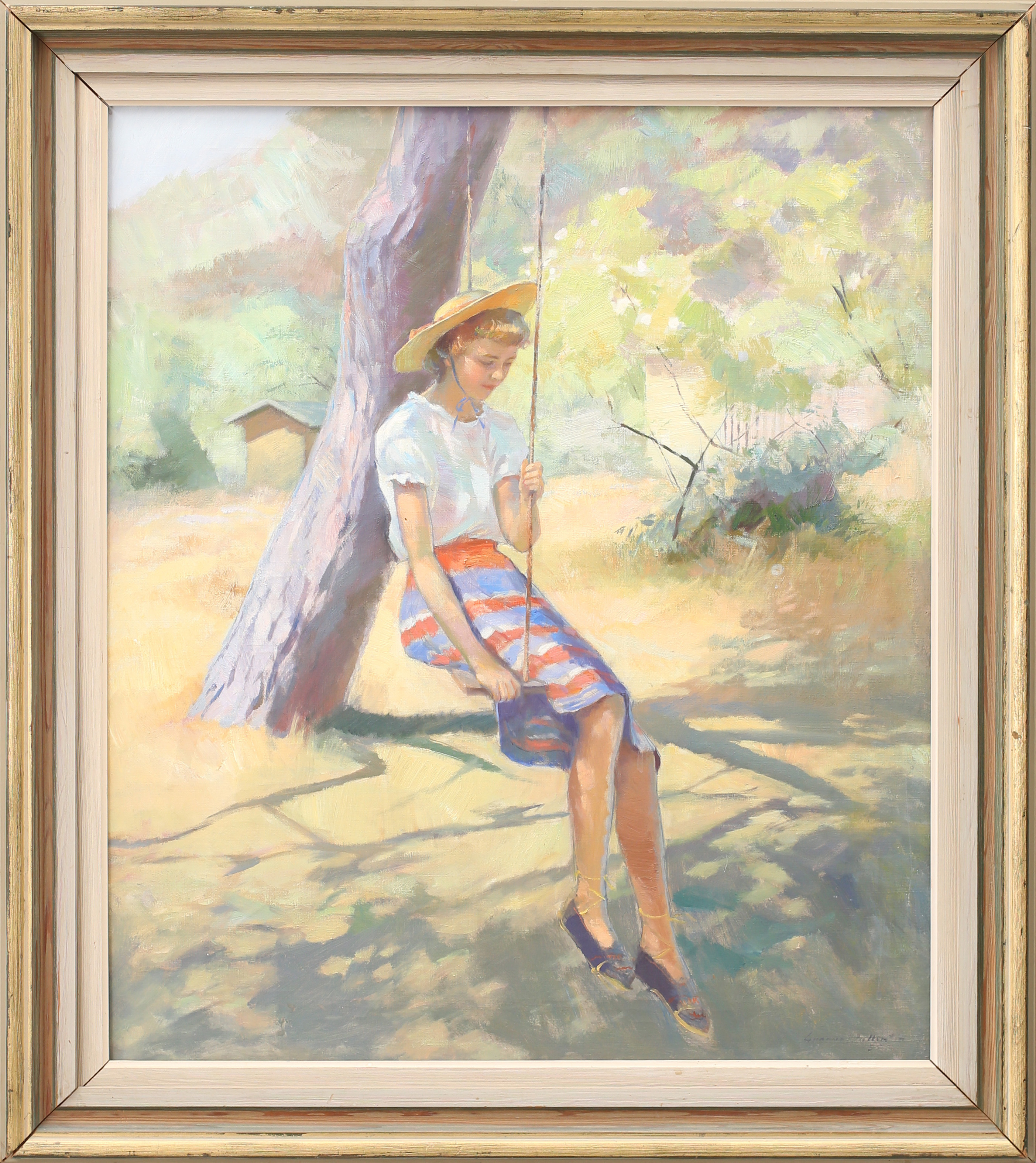 Images for 583272. GUNNAR WALLENTIN. Oil on canvas, "Summer Dreams ...