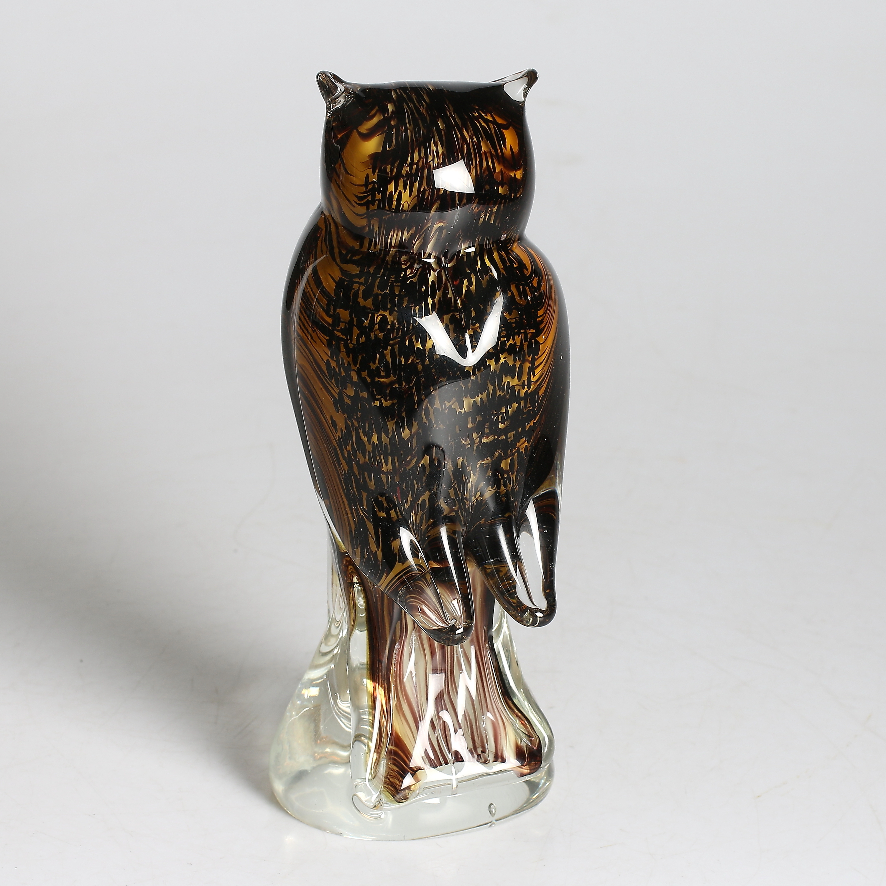 Images for 599250. FIGURE, glass, owl, probably Murano, Italy, mid-20th ...