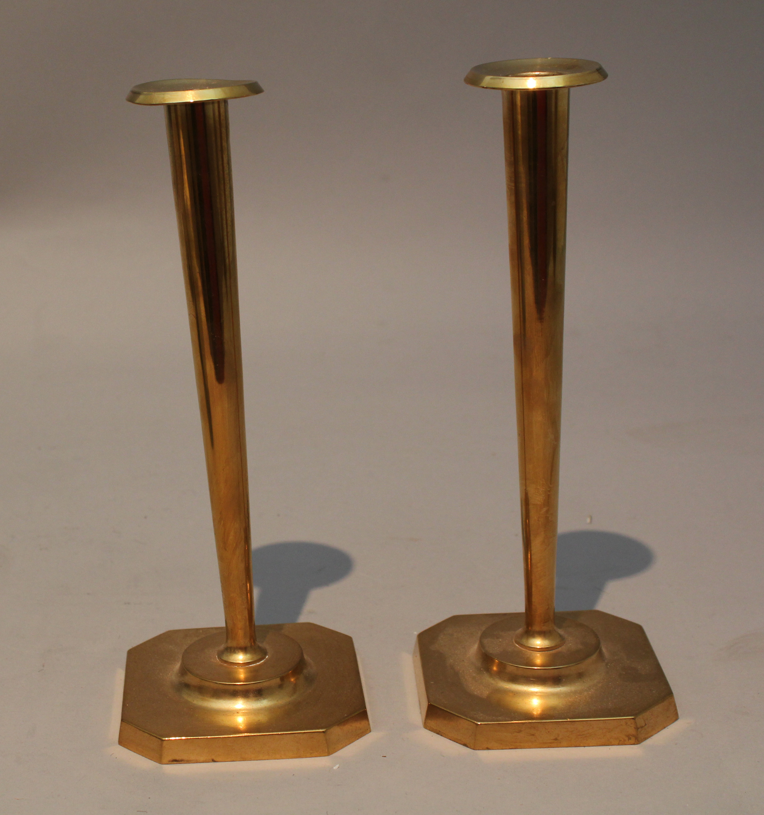 Images for 61710. CANDLES IN BRASS (2). Marked Ore. - Auctionet