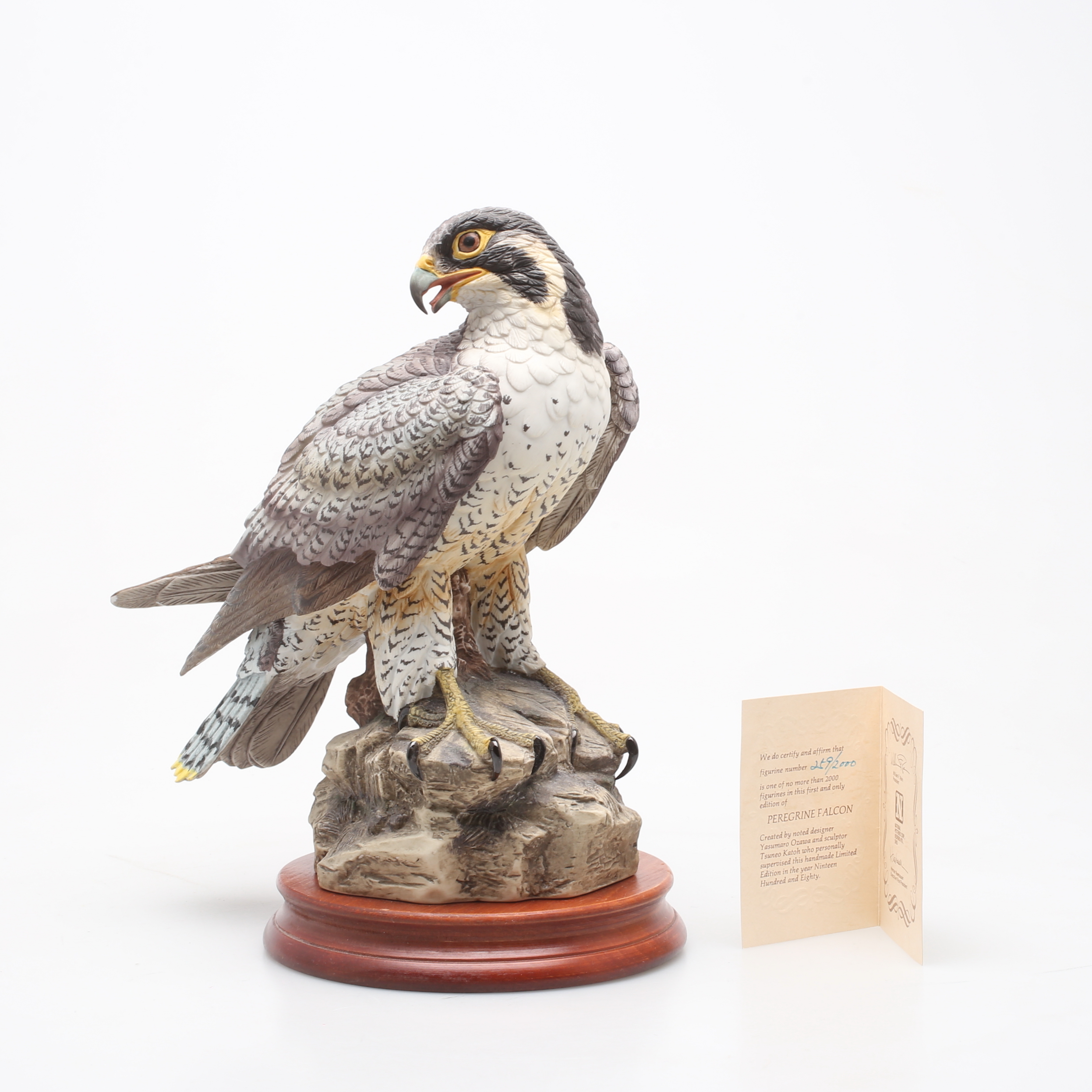 Images for 617539. FIGURE, porcelain, Peregrine Falcon, Napcoware ...