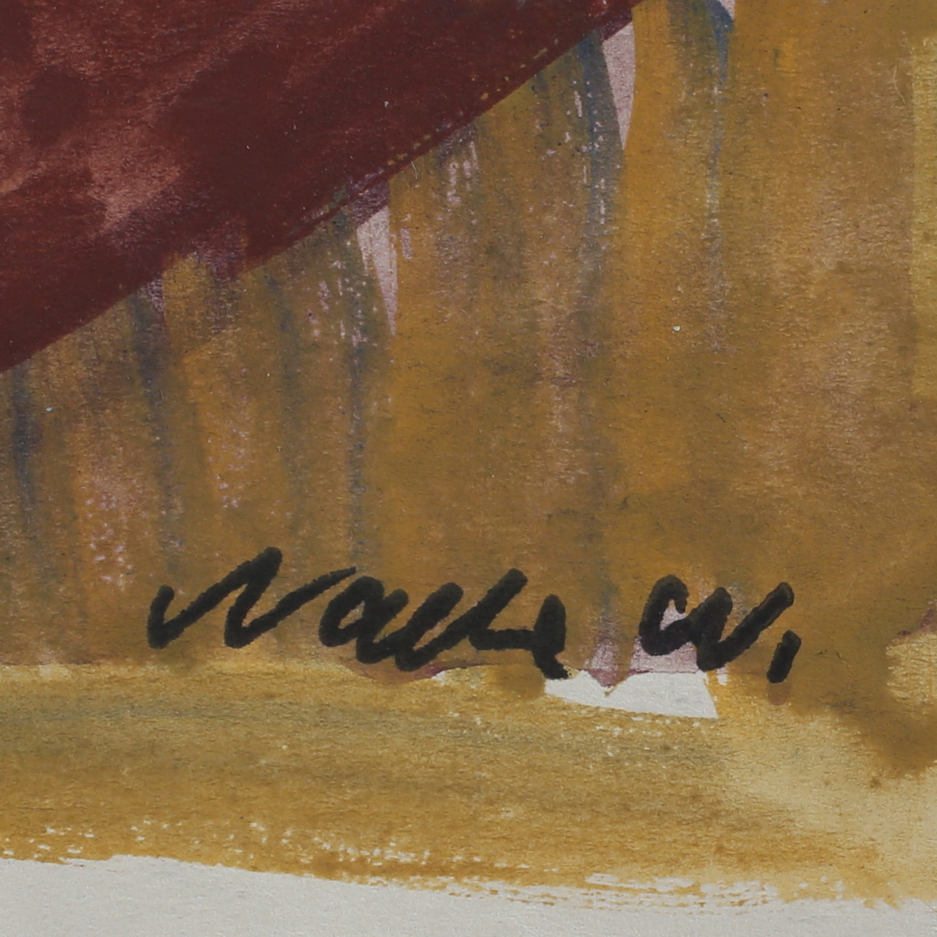 Images for 623400. TEDDY WERNER. Compositions, 4 pcs., watercolor on ...