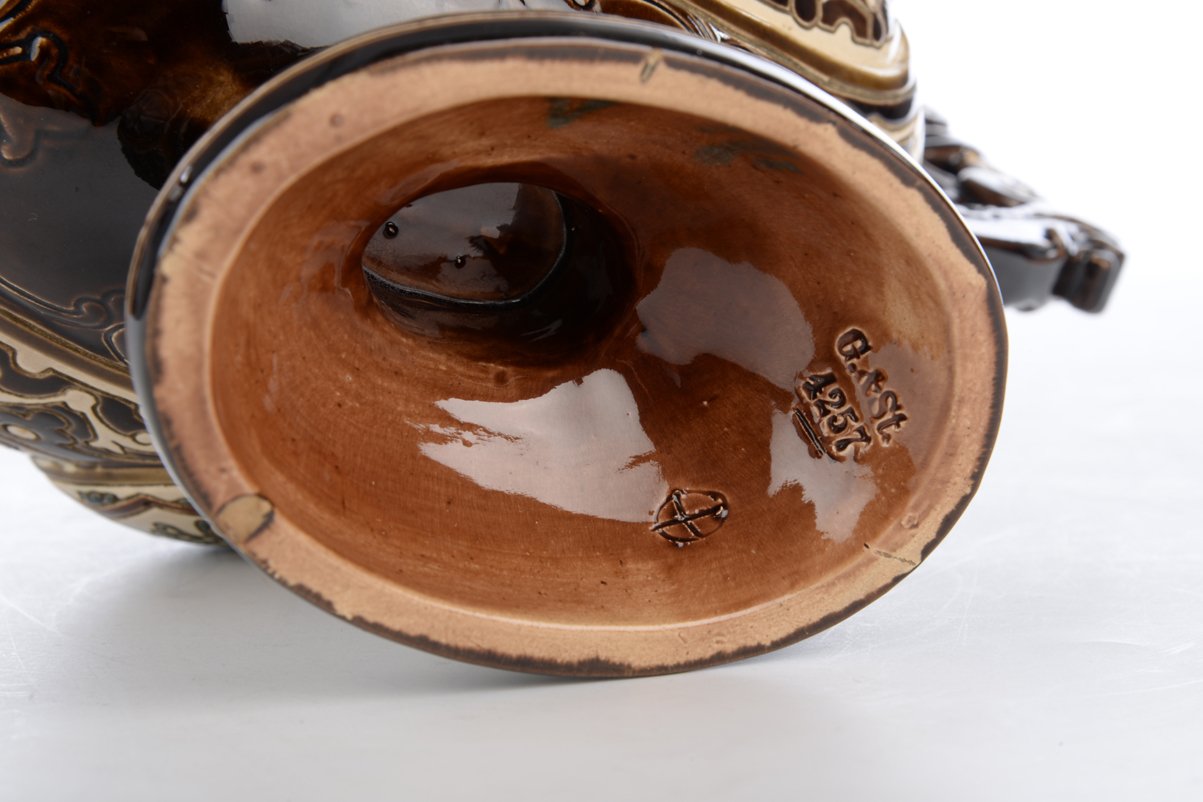 Images for 632882. GERBING & STEPHAN. boat or jardiniere. Majolica ...