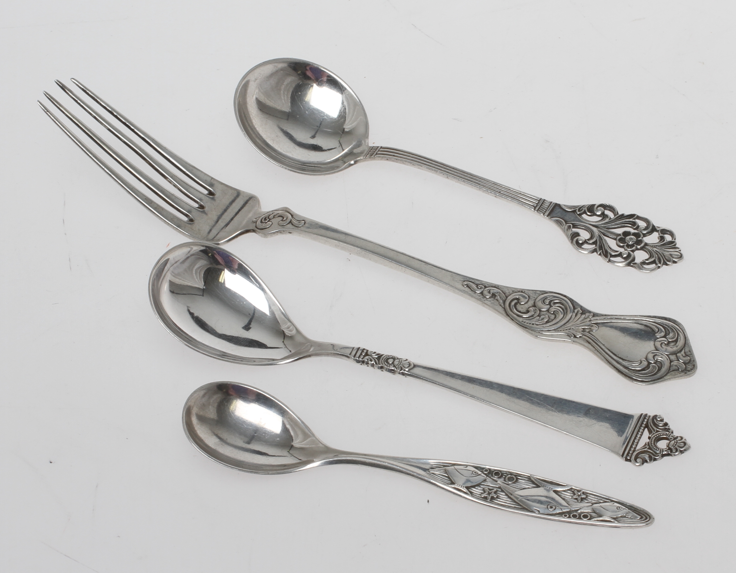 Images for 65452. A Collection SILVER, 7 parts, Norway, including M ...