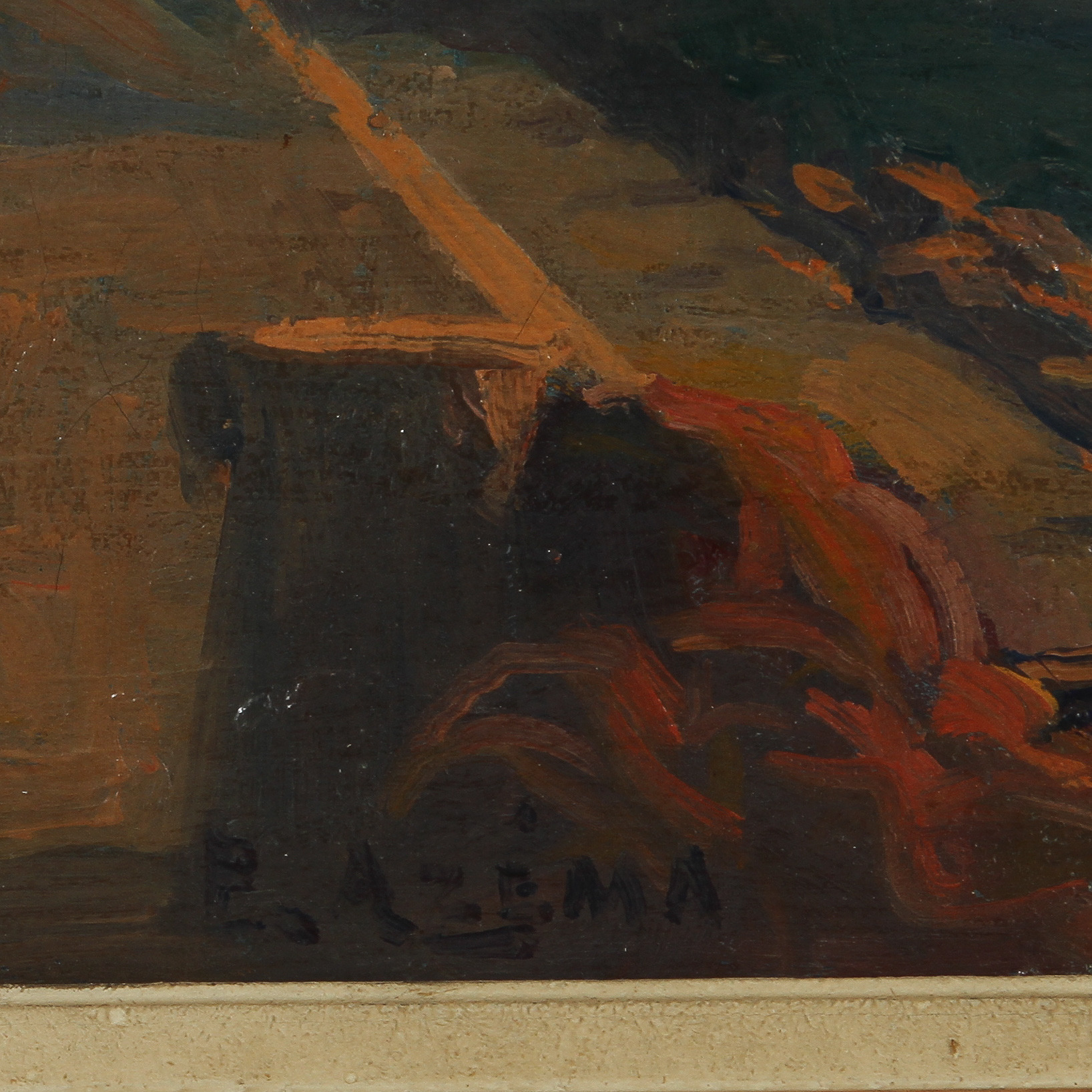 Images for 65460. ERNEST AZÉMA. Attributed to. Port, oil on canvas ...