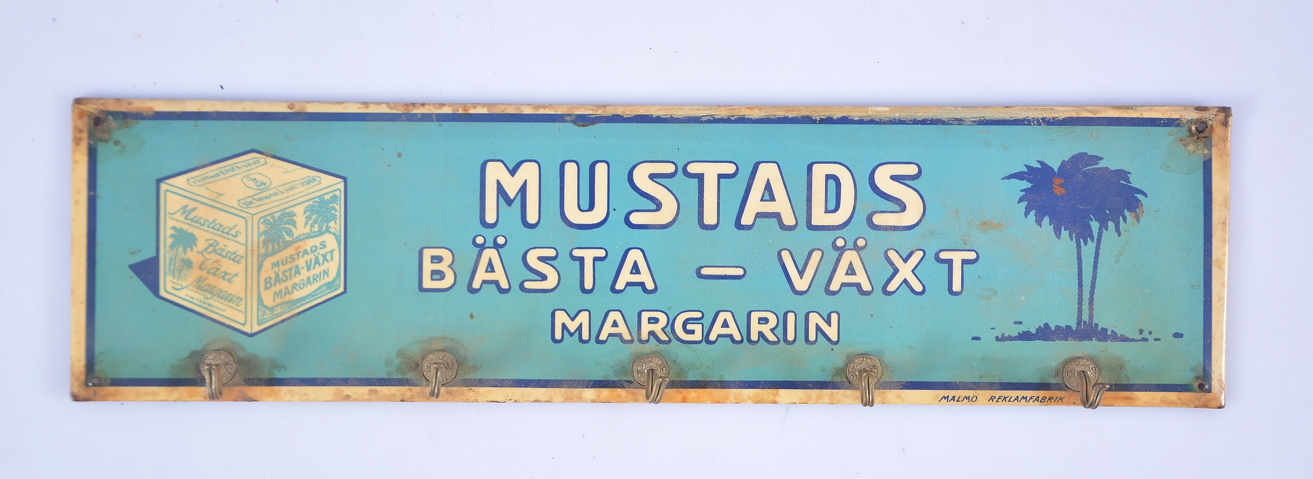 Images for 656068. TIN SIGN, tin, Mustad's Best Plant, Margarine ...