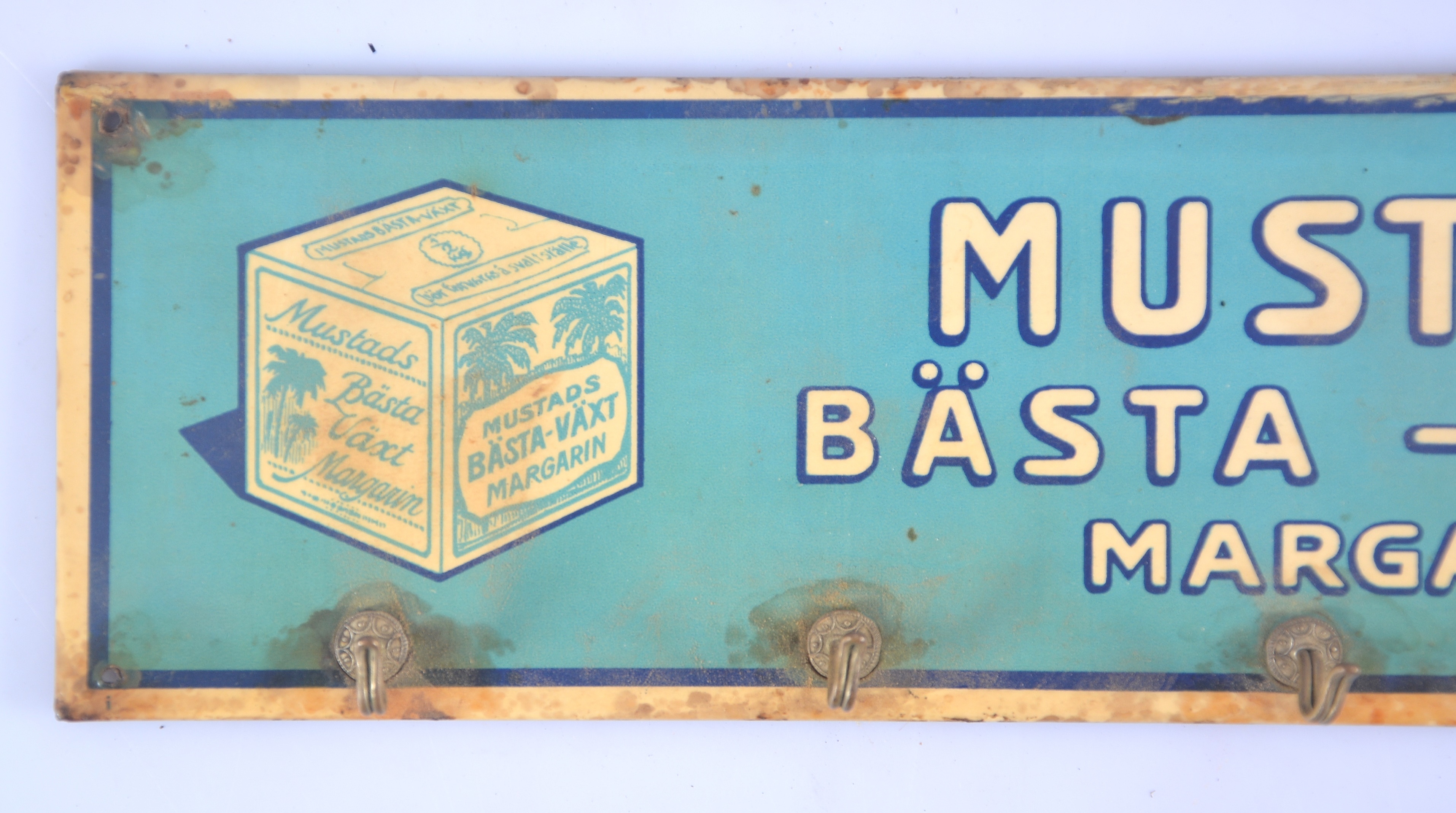 Images for 656068. TIN SIGN, tin, Mustad's Best Plant, Margarine ...