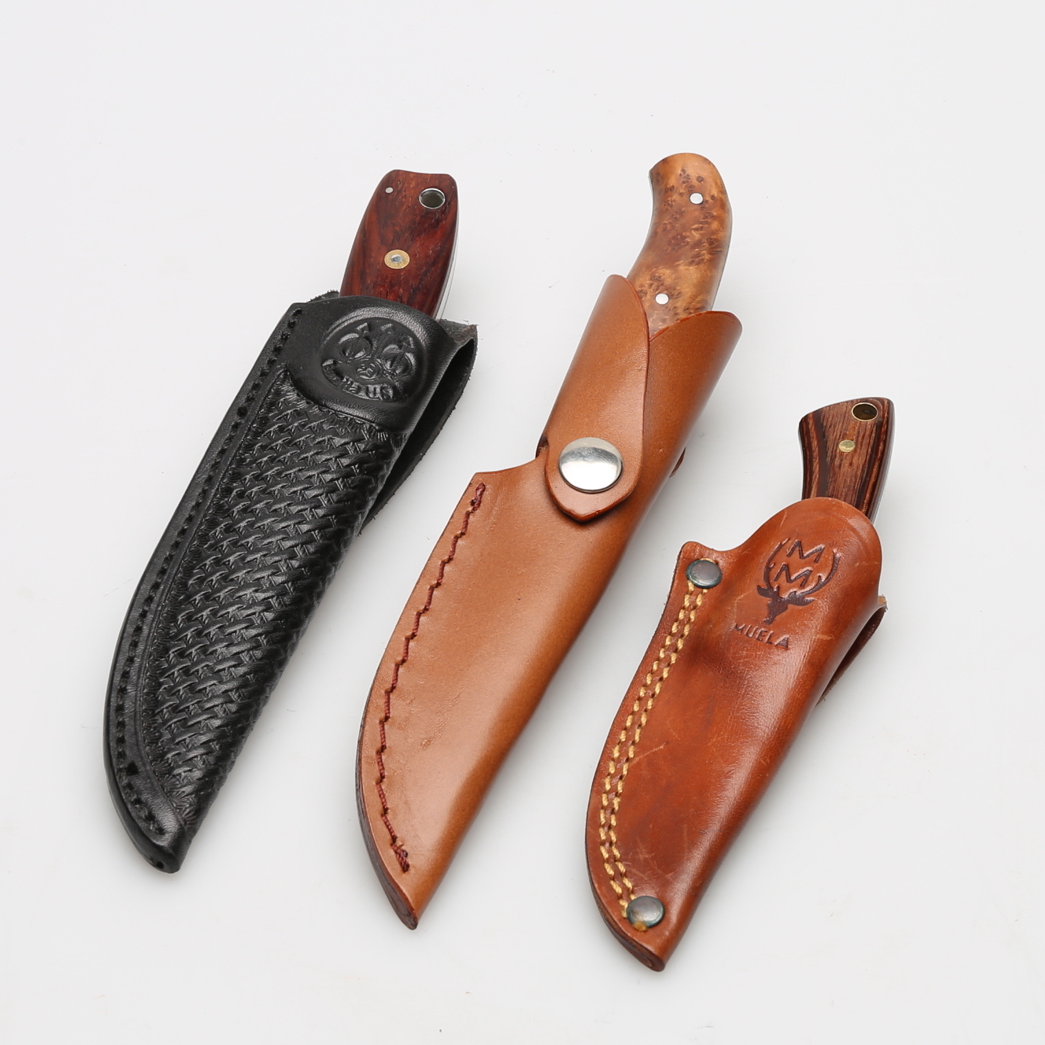 Images for 681042. HUNTING KNIVES, 3 pcs. Wolf Borger, Beretta and ...