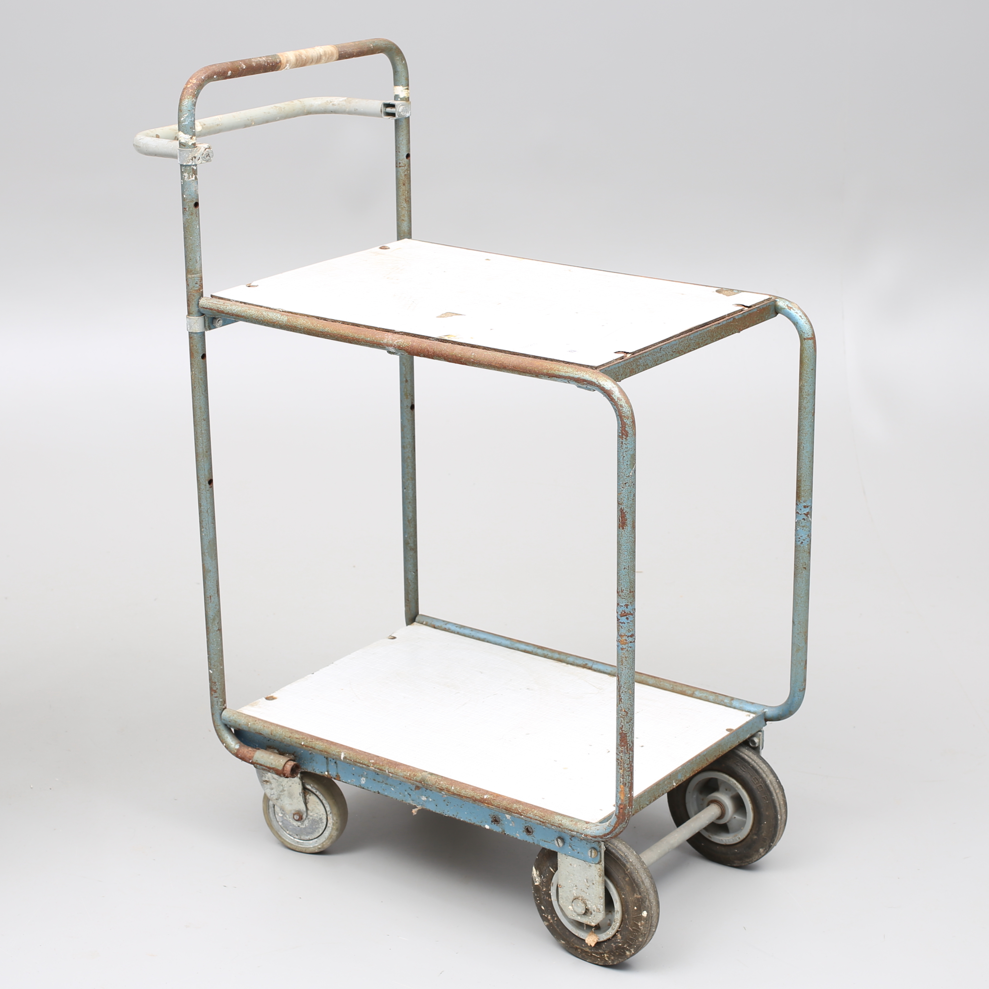 Images for 697265. TABLES/CARTS on wheels, 2 pcs, industrial. - Auctionet