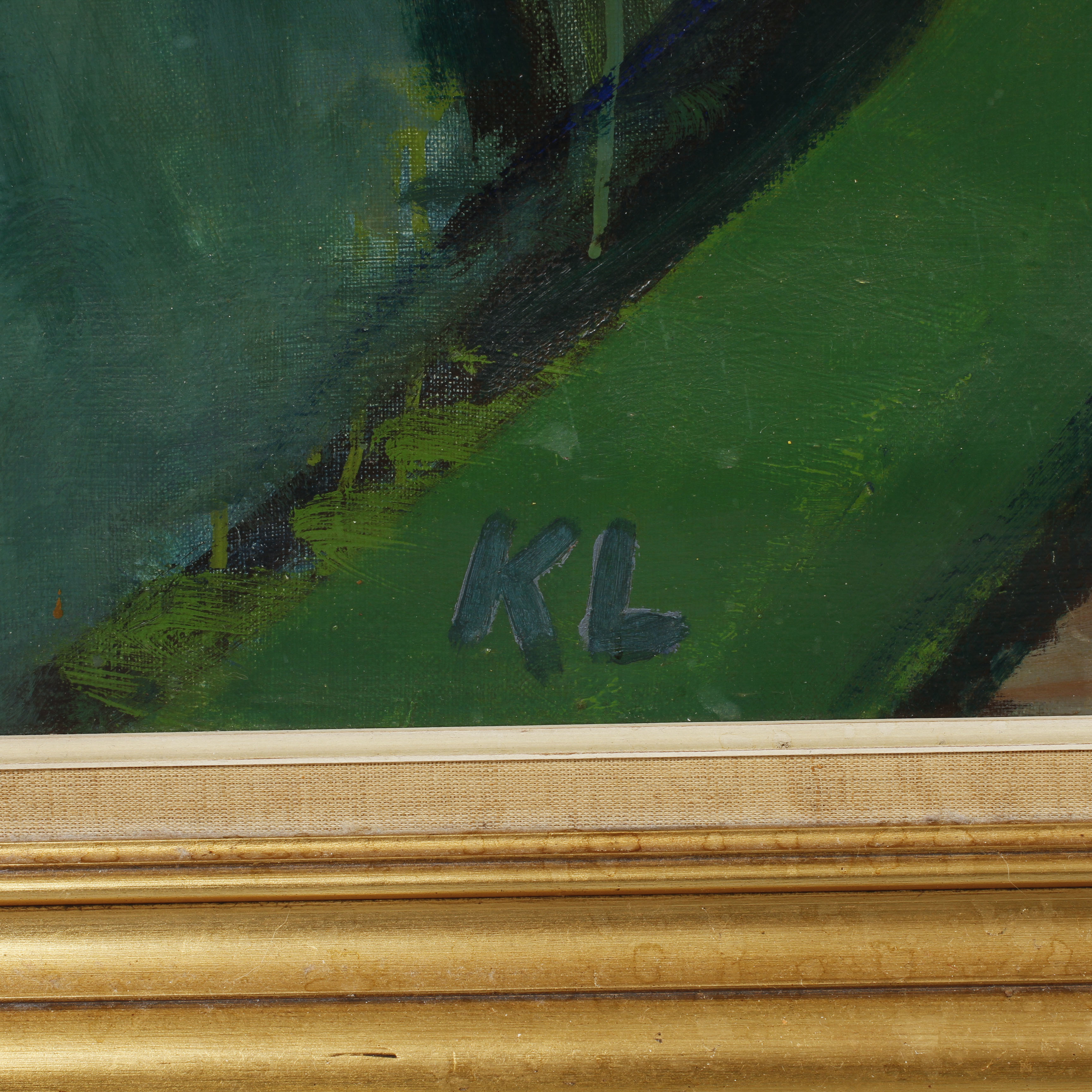 Images for 729476. KARL LARSEN. Coastal picture with a woman on a ...