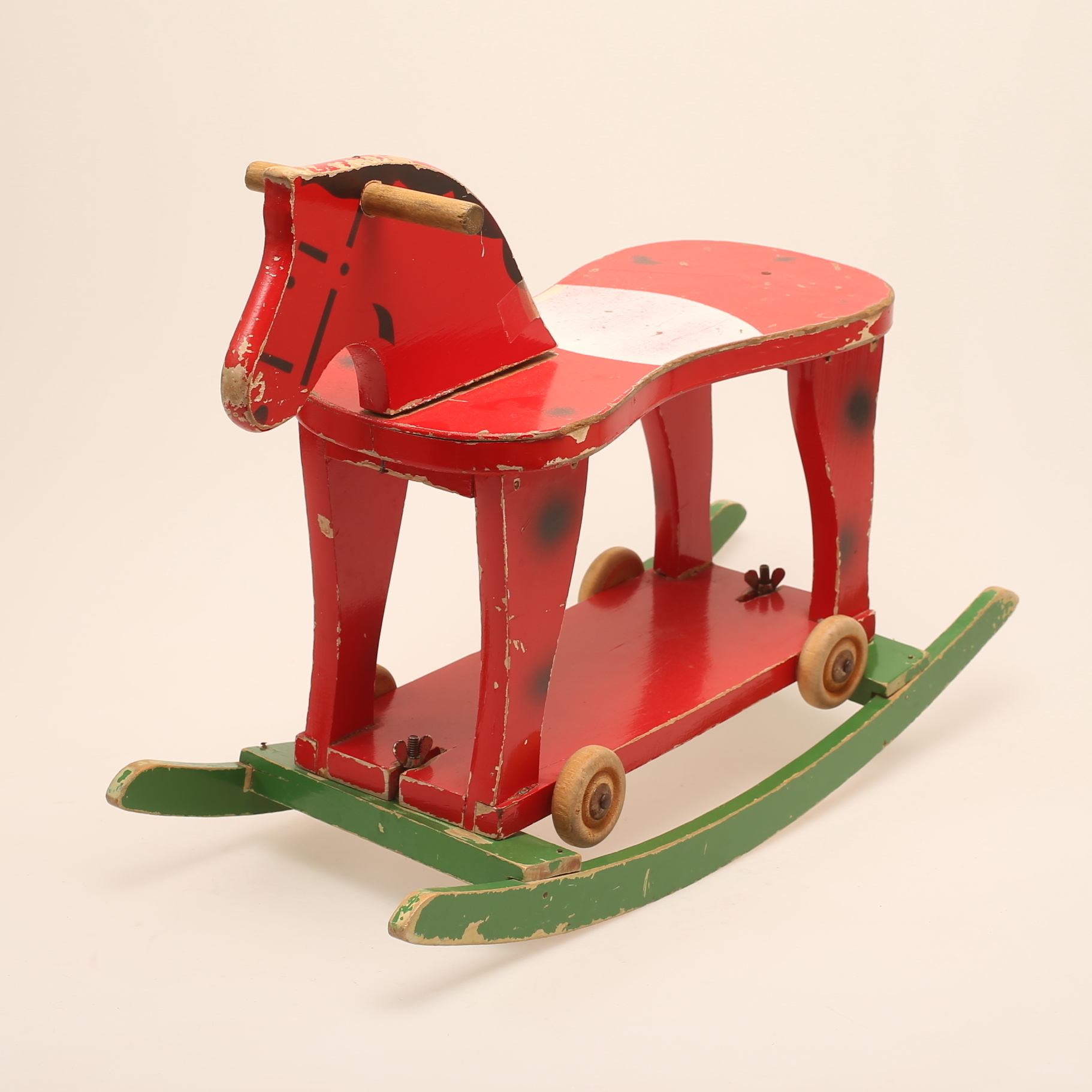 Images for 741149. ROCKING HORSE, 1950s, painted wood. - Auctionet