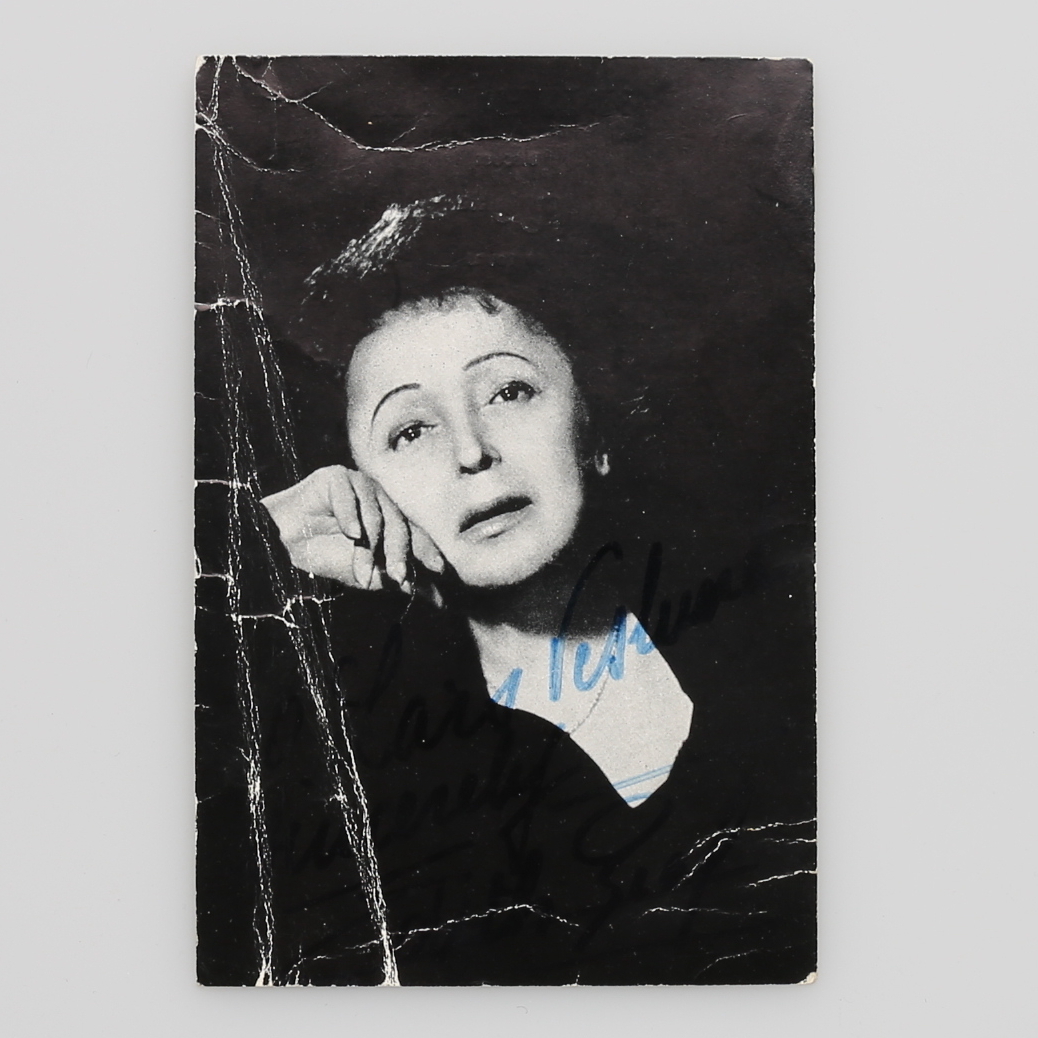 Images for 743244. AUTOGRAPH. EDITH PIAF, FRENCH SINGER, (1915-1963 ...