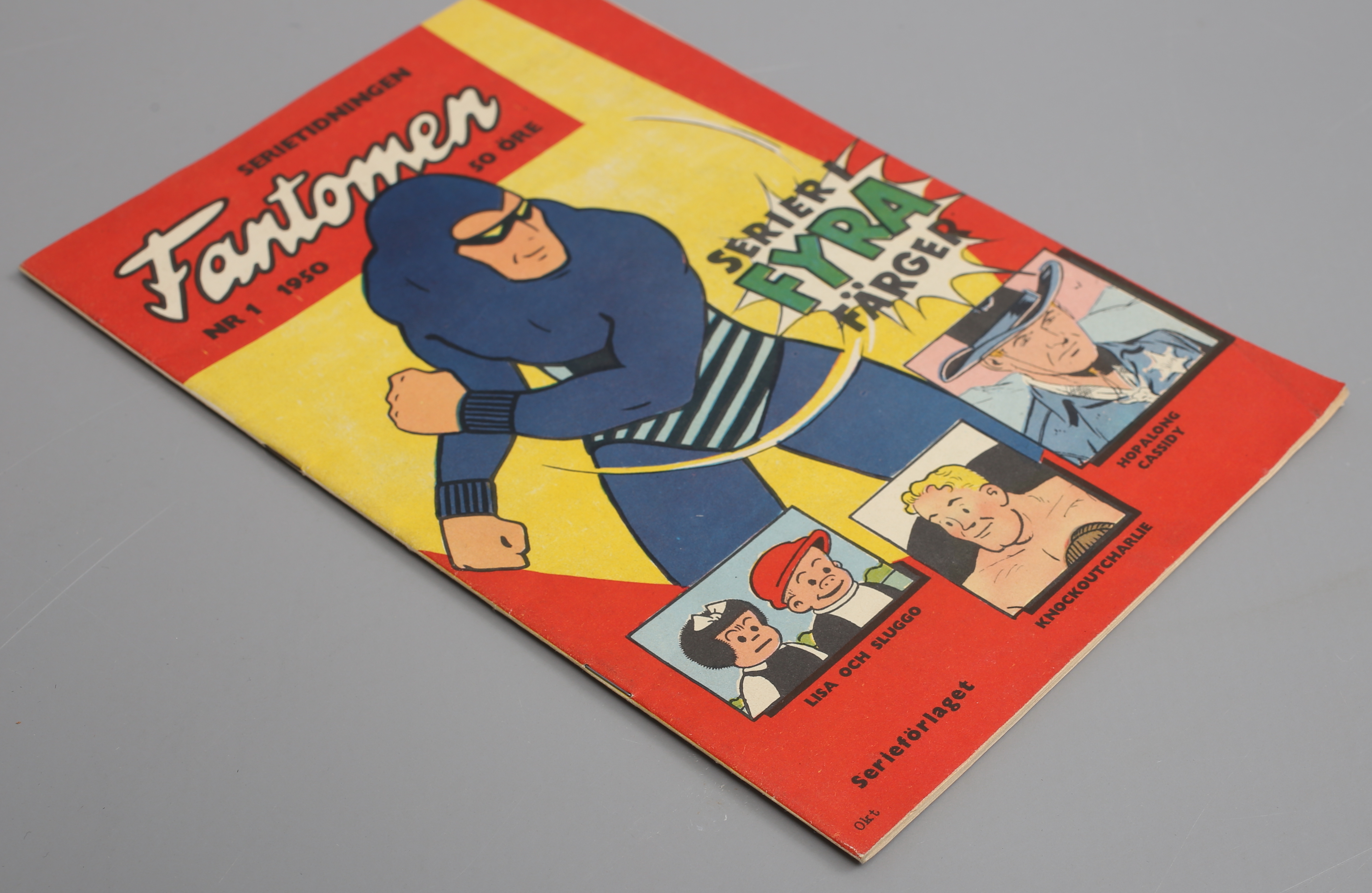 FANTOMEN nr 1-1950. Böcker, Kartor & Handskrifter - Auctionet