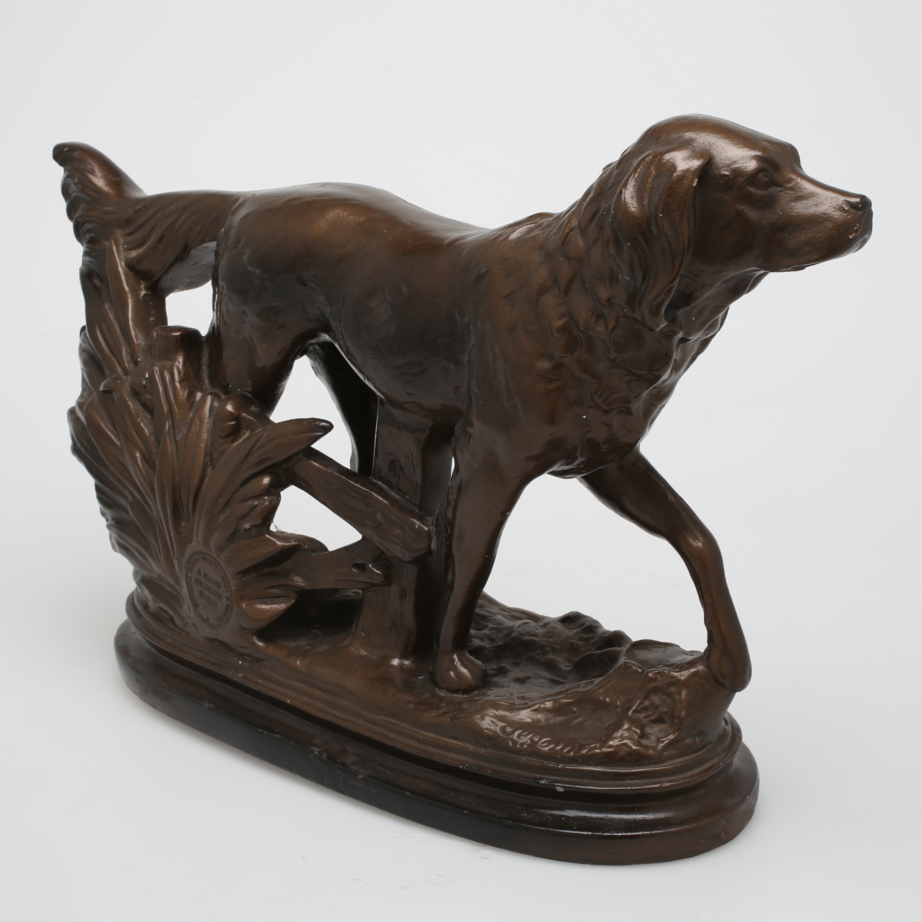 Images for 775749. SCULPTURE, dog, marble cement, G Bernardi ...