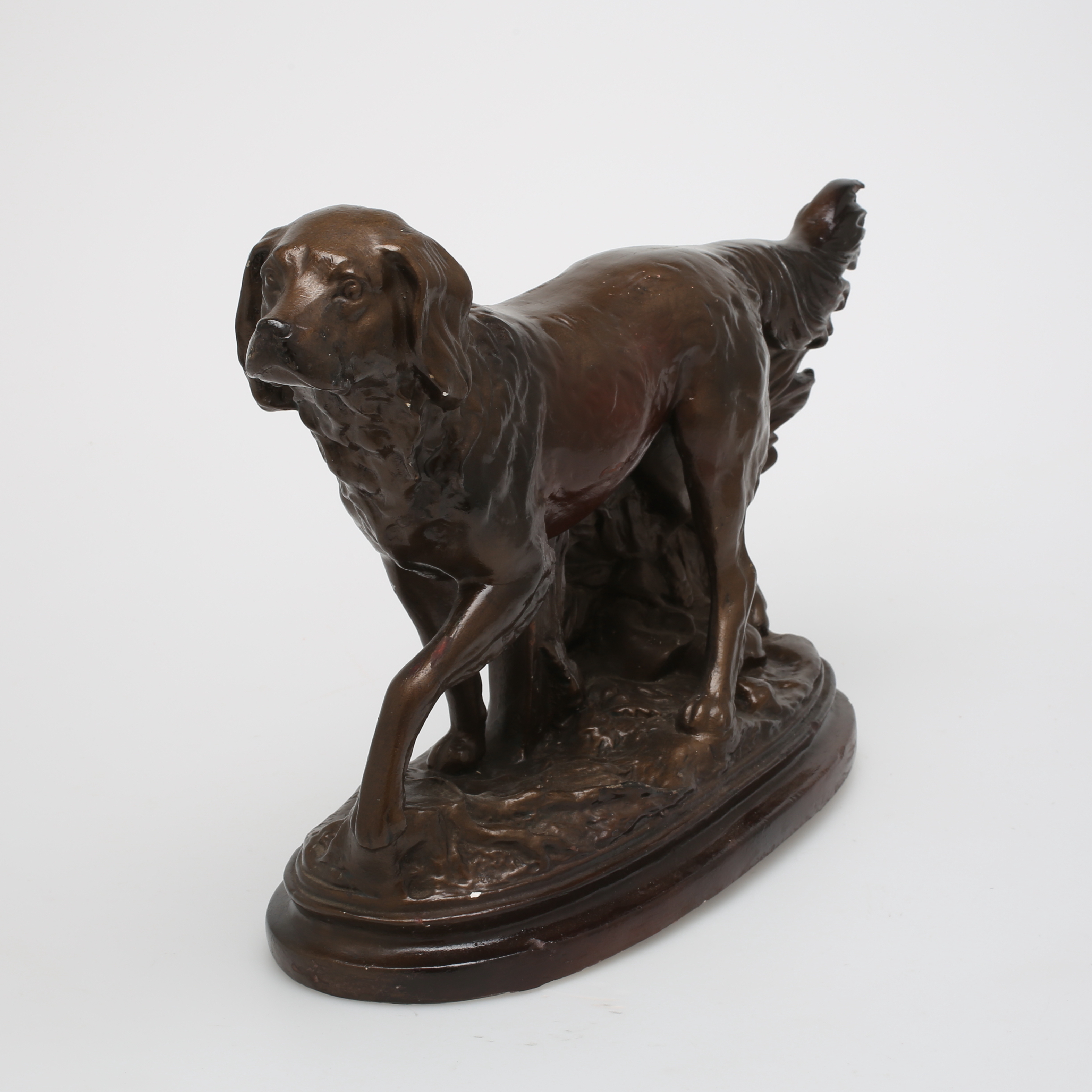 Images for 775749. SCULPTURE, dog, marble cement, G Bernardi ...