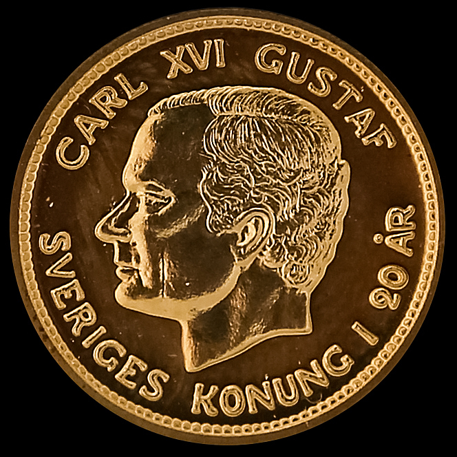Images for 781385. GOLD COIN, SEK 1000, 21.6K, Carl XVI Gustaf, 1993 ...