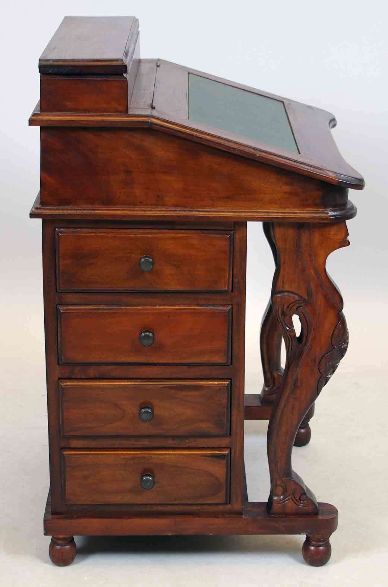 Images for 78188. WRITING PULP, stained wood with leather top, 2000s ...