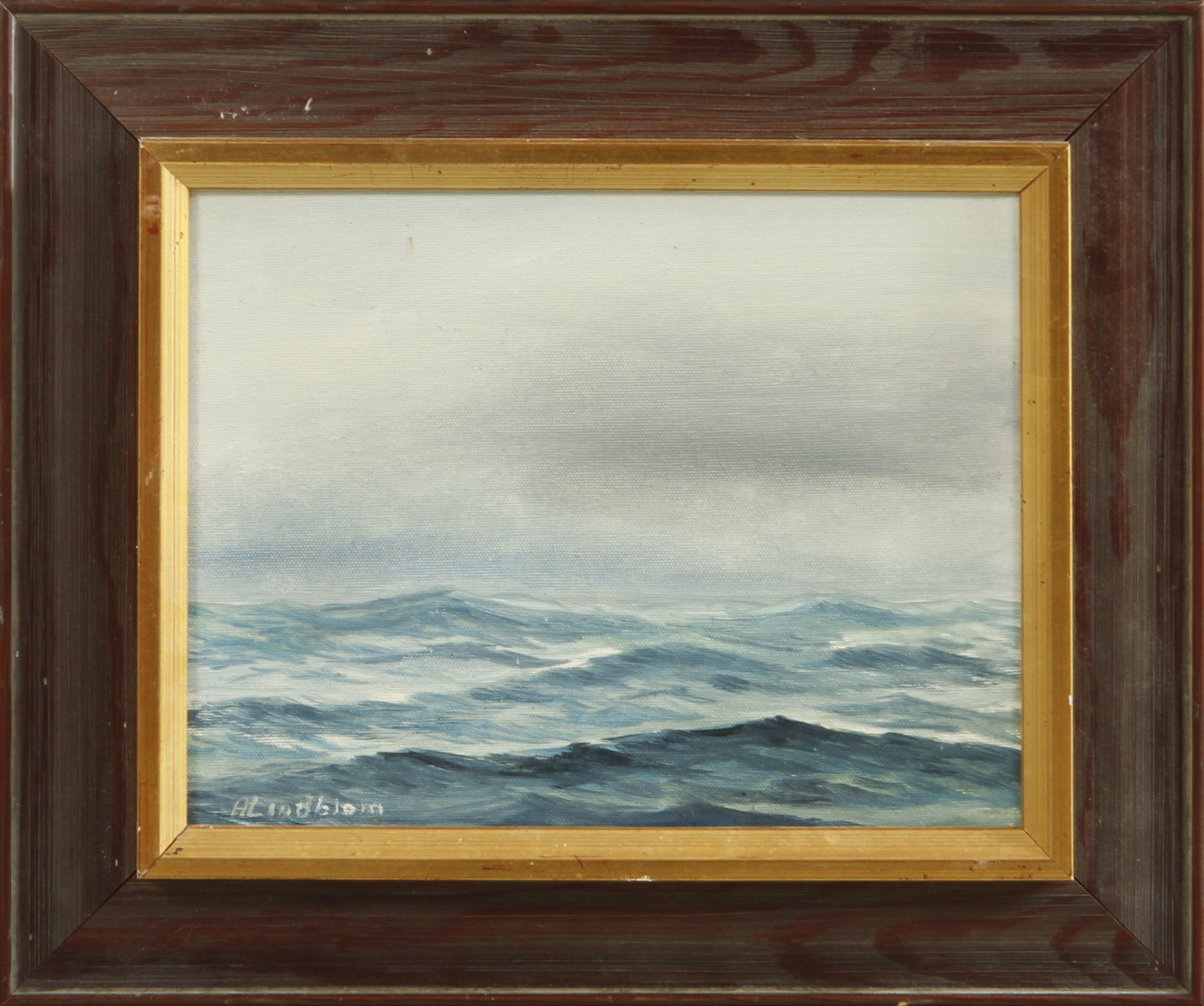 Images for 793644. ARNOLD LINDBLOM. Sea motif, oil on canvas, signed ...