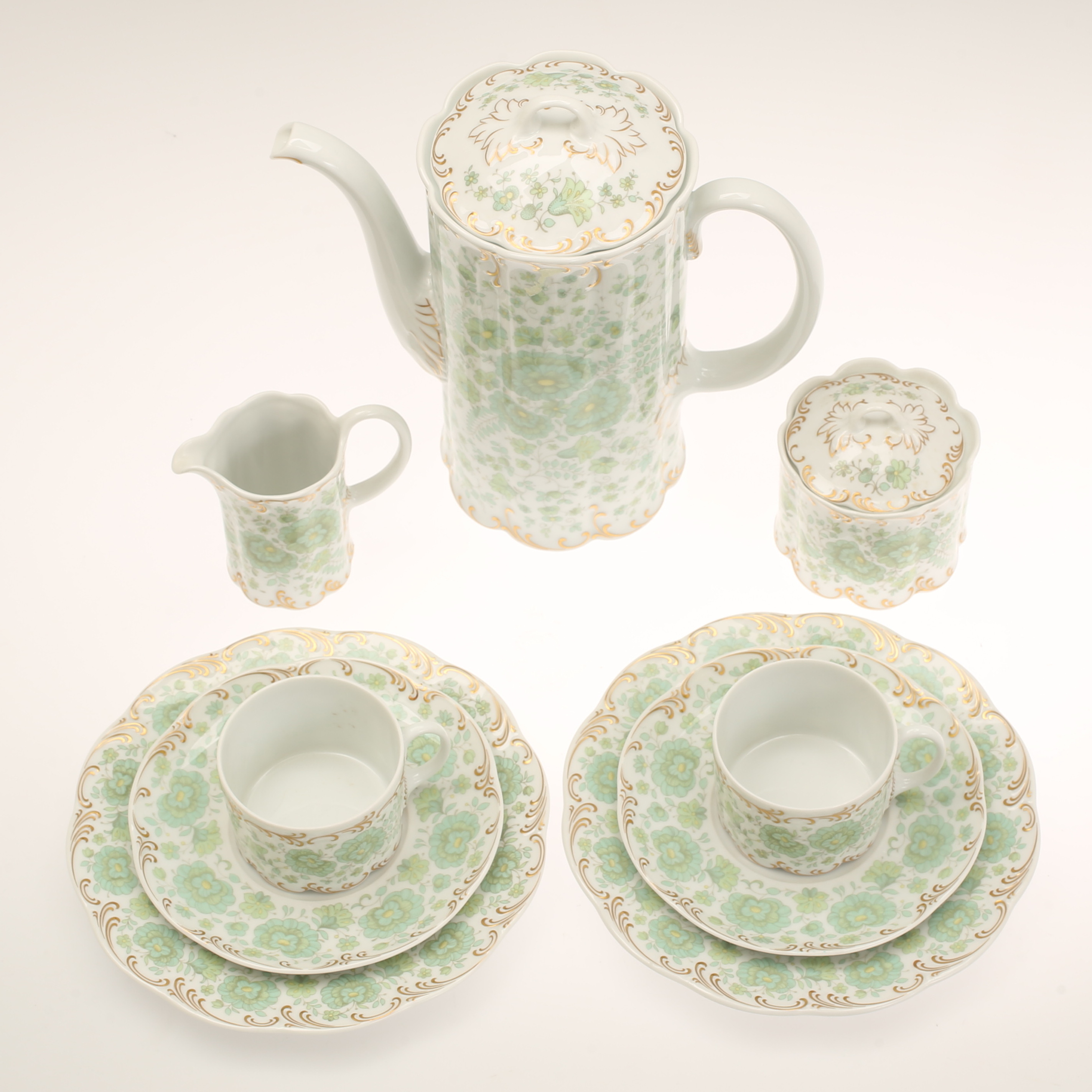 Images for 801329. COFFEE SET, 27 pieces, "Classic Rose Collection ...