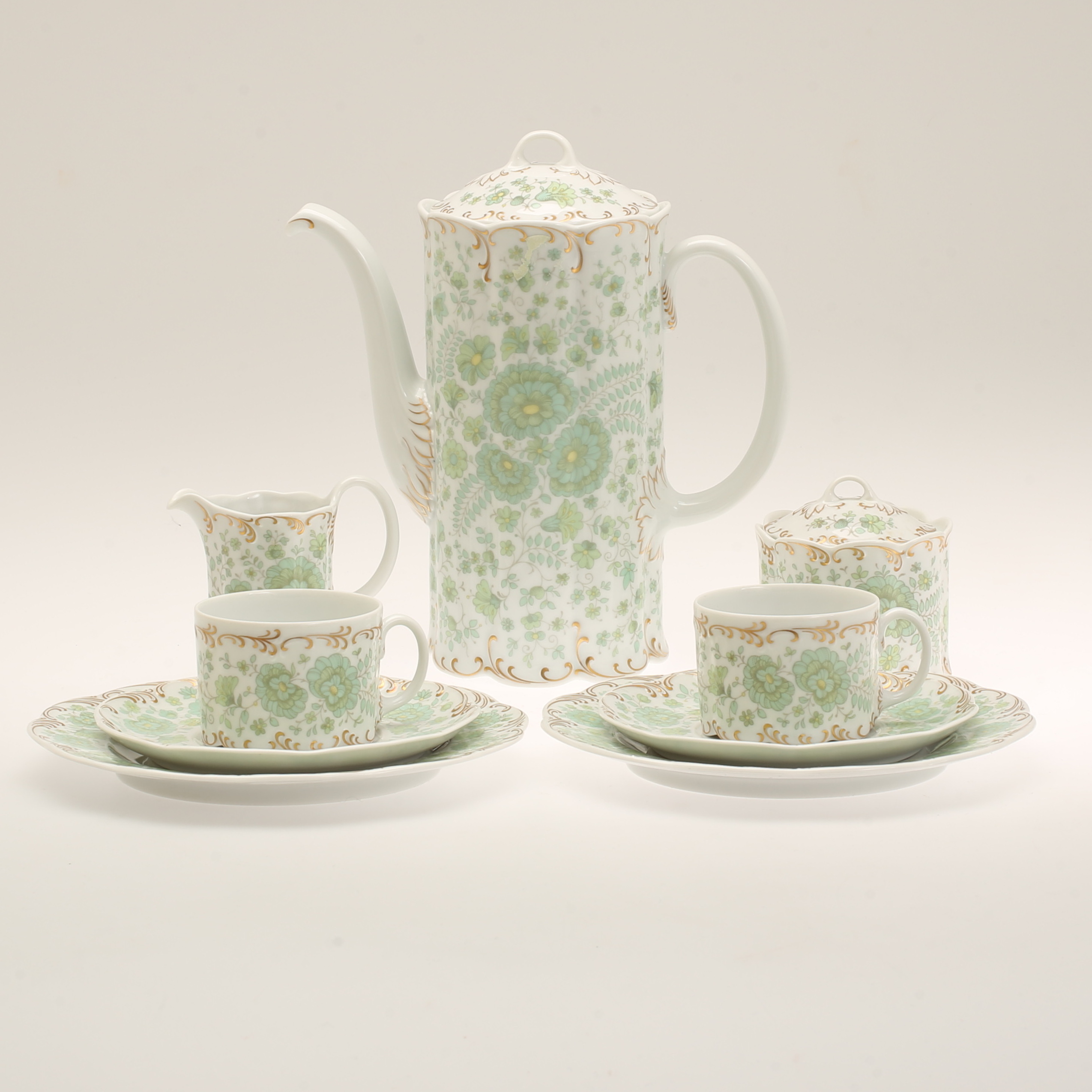 Images for 801329. COFFEE SET, 27 pieces, "Classic Rose Collection ...